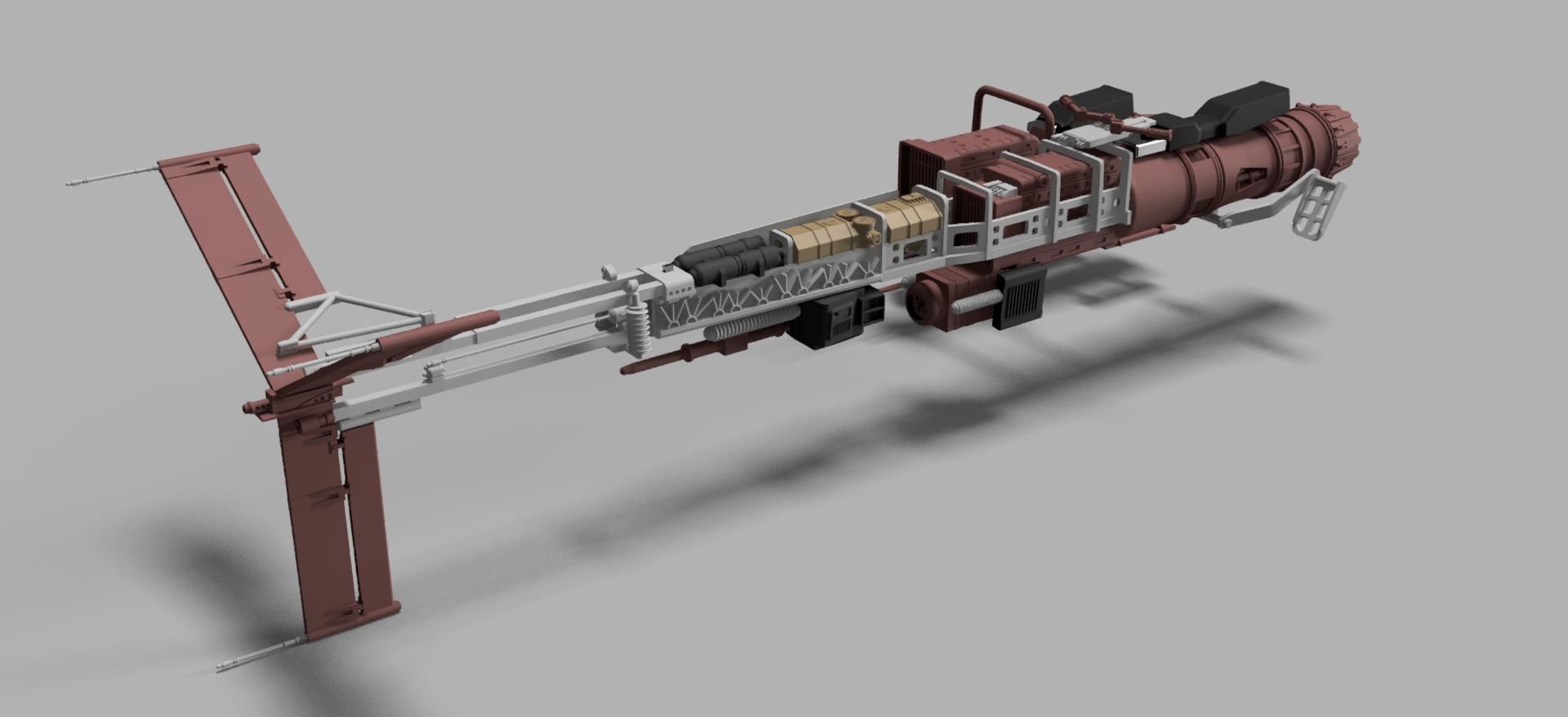 Star Wars Cloud Rider Skyblade 221 from Han Solo Movie 3D model 3D ...