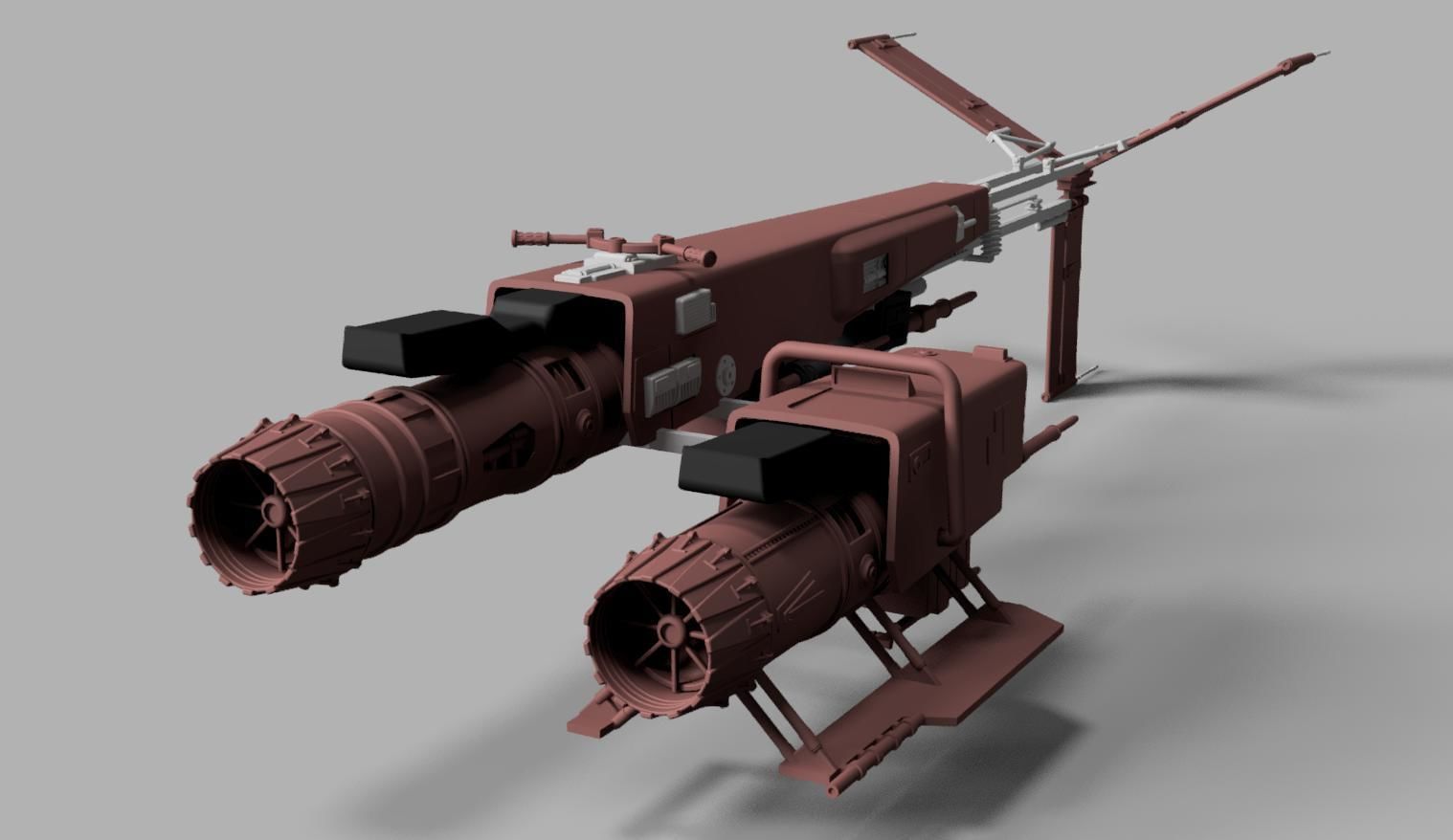 Star Wars Cloud Rider Skyblade 221 from Han Solo Movie 3D model 3D ...