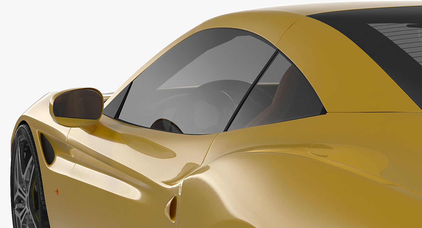 Generic Grand Touring Sports Car Simple Interior 3D model | CGTrader