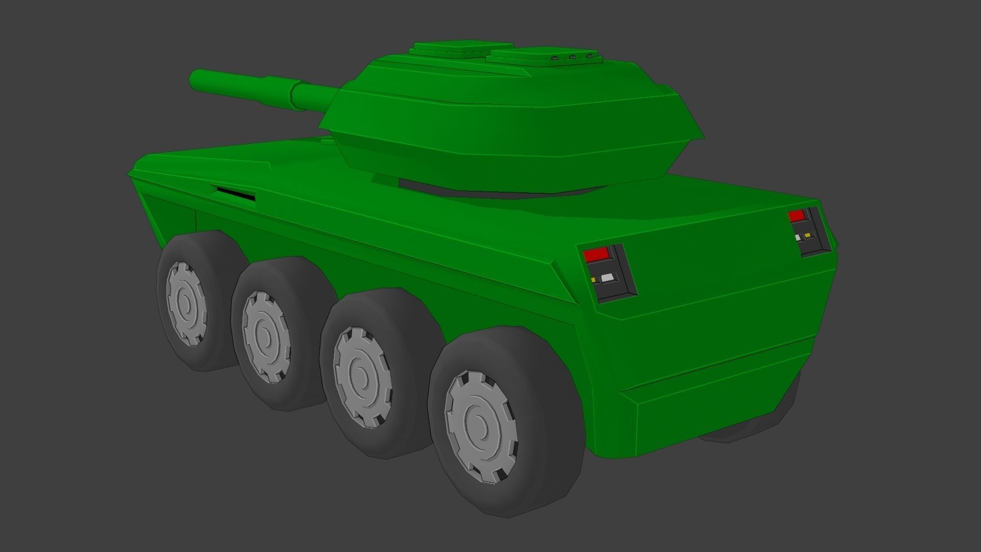 3D model Wheeled Stylized Tank VR / AR / low-poly | CGTrader