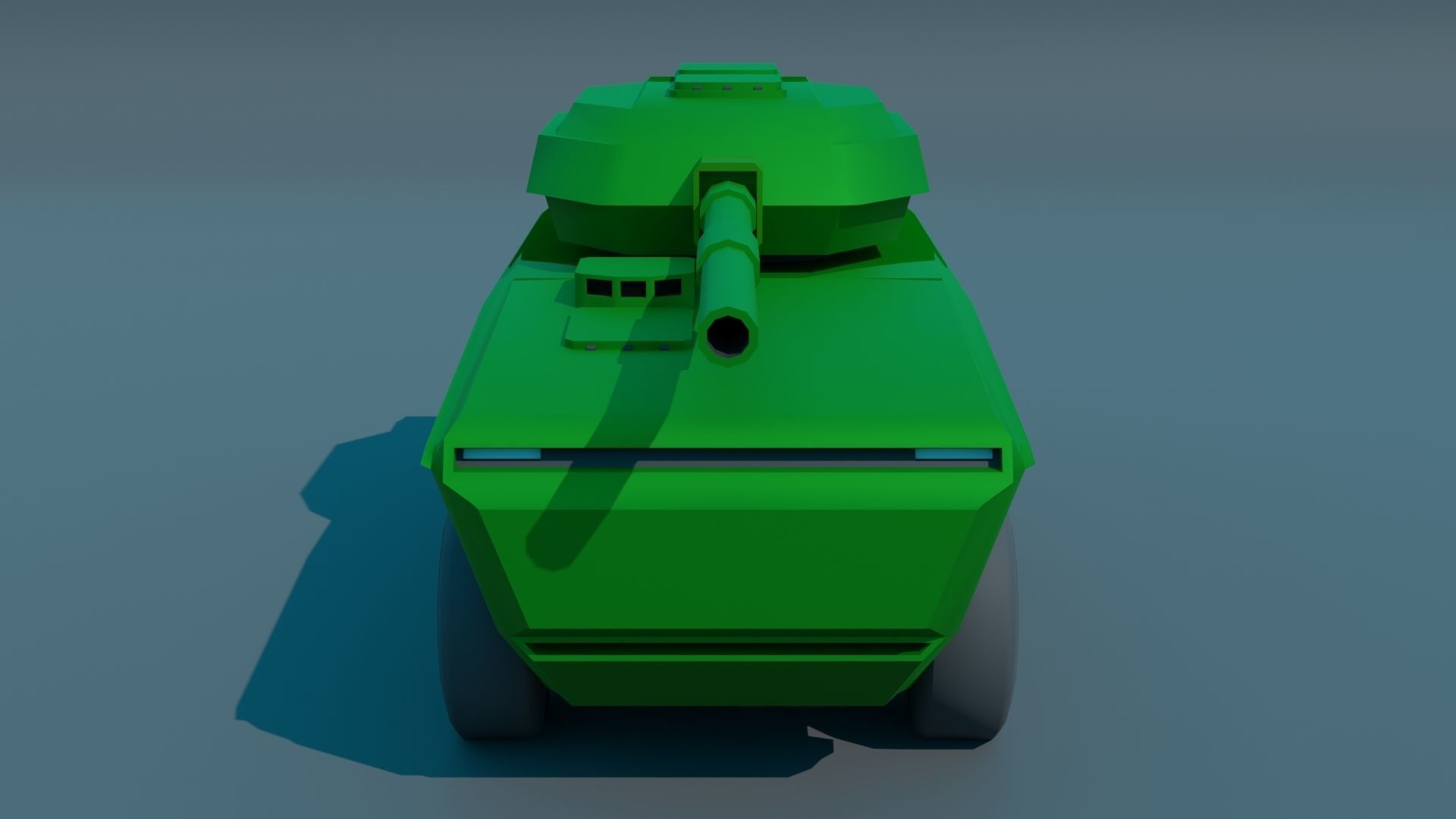 3D model Wheeled Stylized Tank VR / AR / low-poly | CGTrader