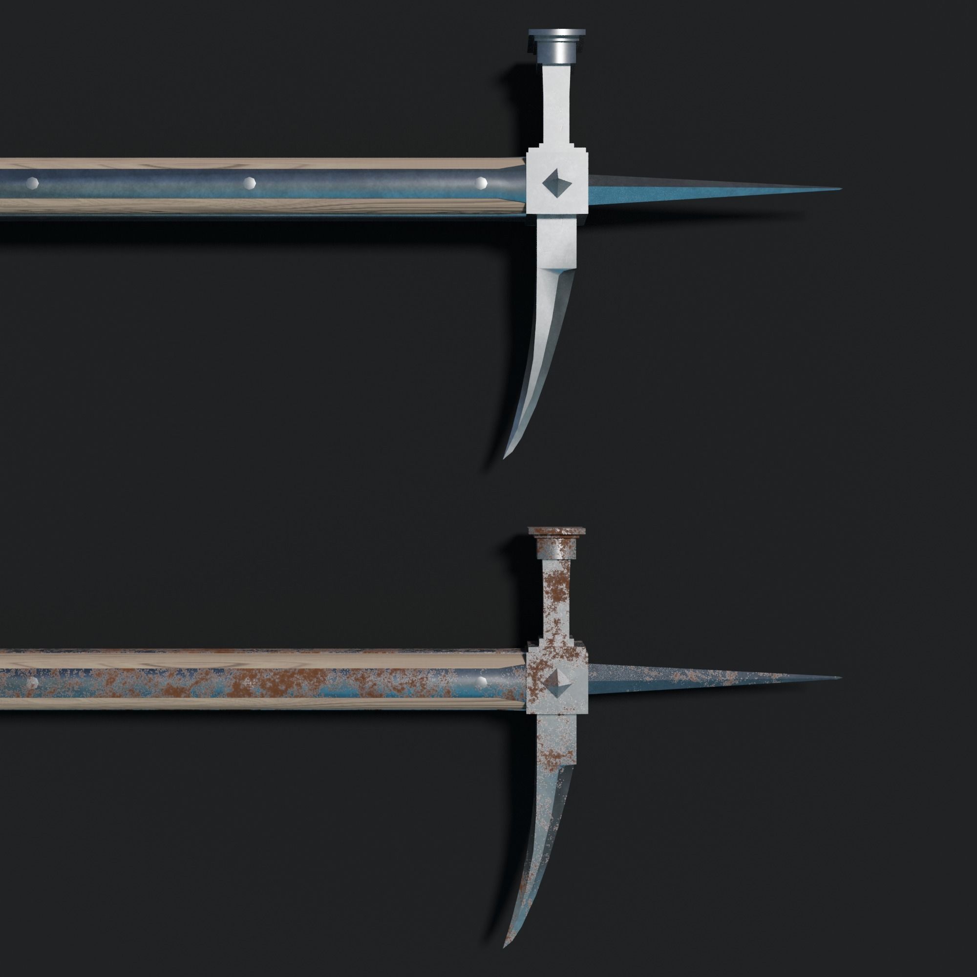 3D model Medieval Crows Beak VR / AR / low-poly | CGTrader