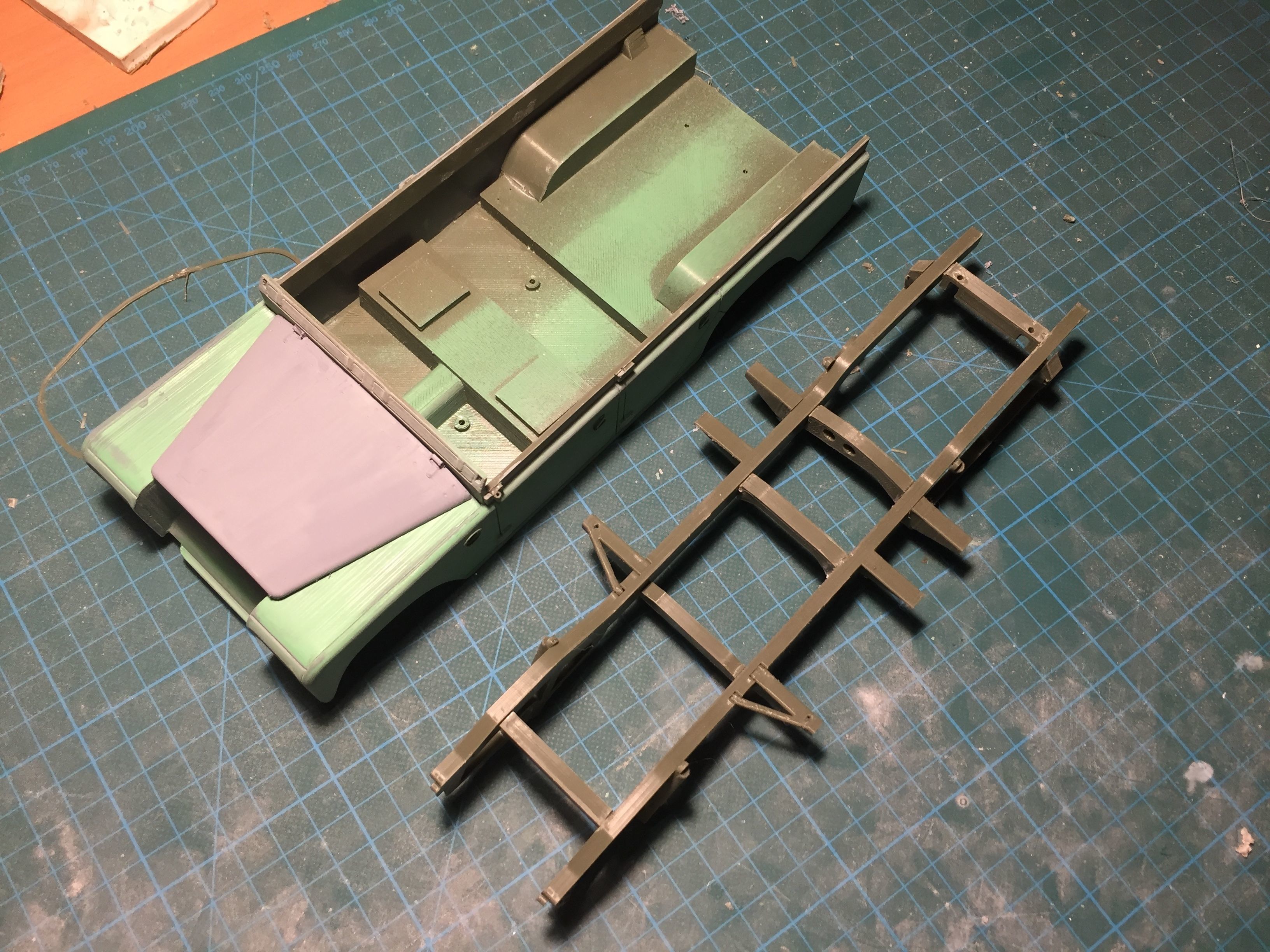 Land Rover 3 series Wagon 1 to 18 scale model series 3D model 3D ...