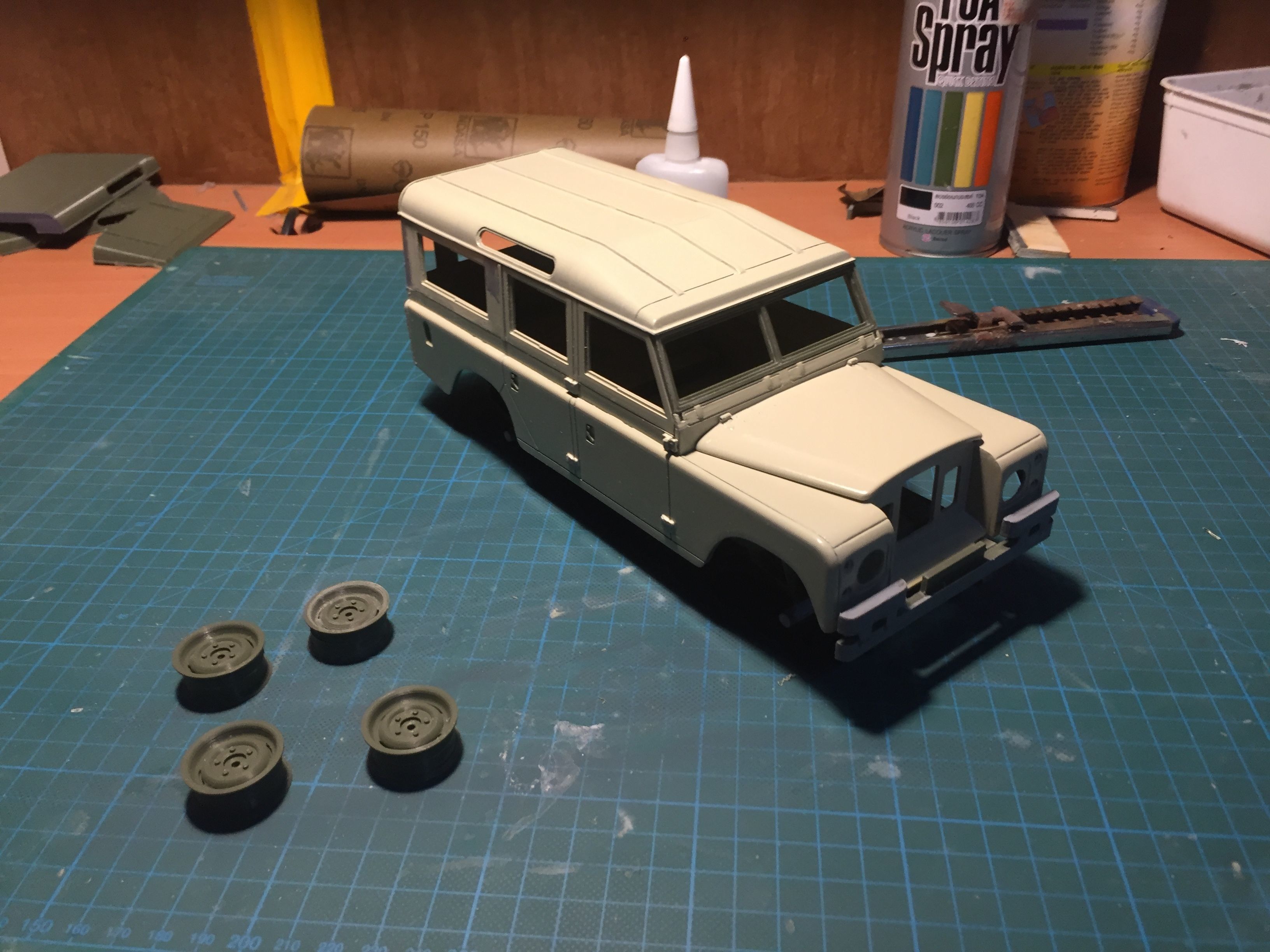 Land Rover 3 series Wagon 1 to 18 scale model series 3D model 3D ...