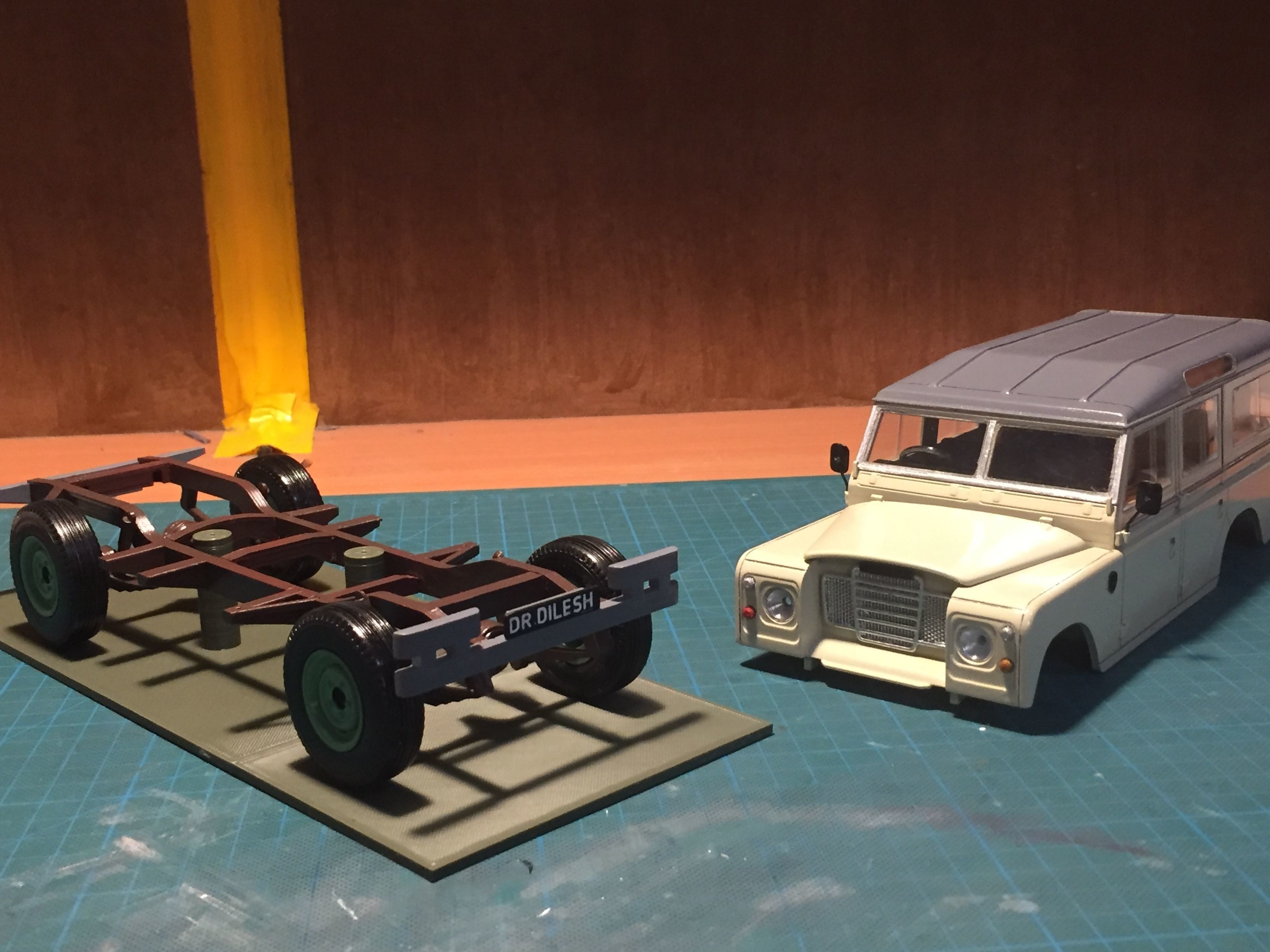 Land Rover 3 series Wagon 1 to 18 scale model series 3D model 3D ...