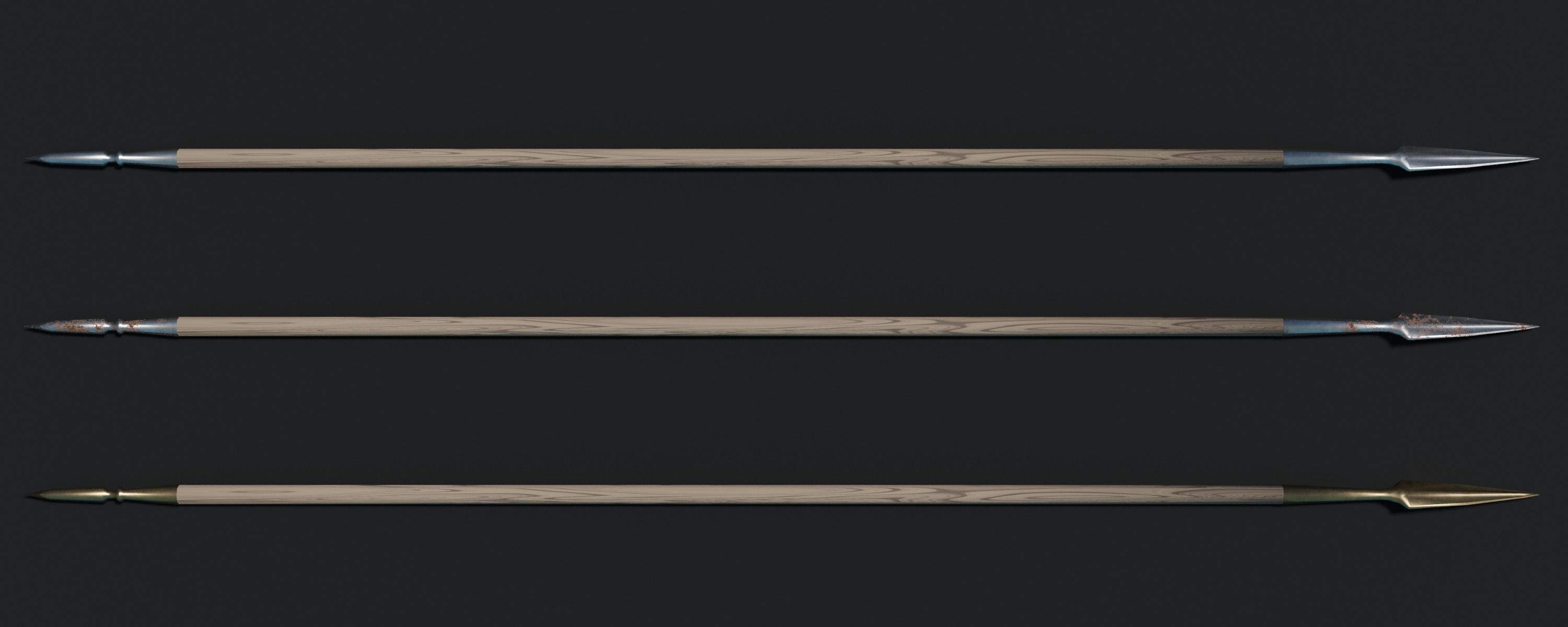 3D model Greek Dory Spear VR / AR / low-poly | CGTrader