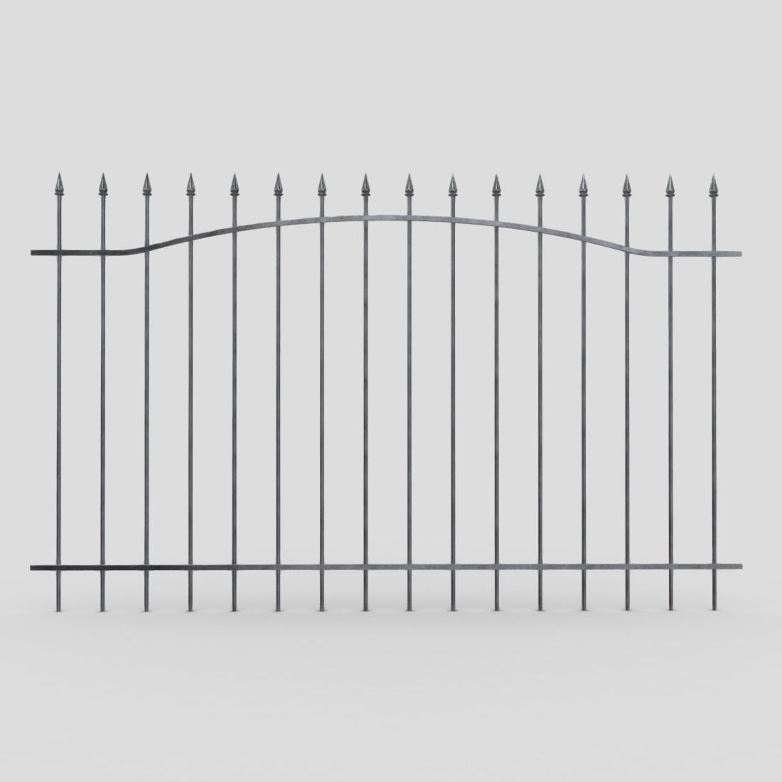 CC0 - Iron Fence free VR / AR / low-poly 3D model | CGTrader