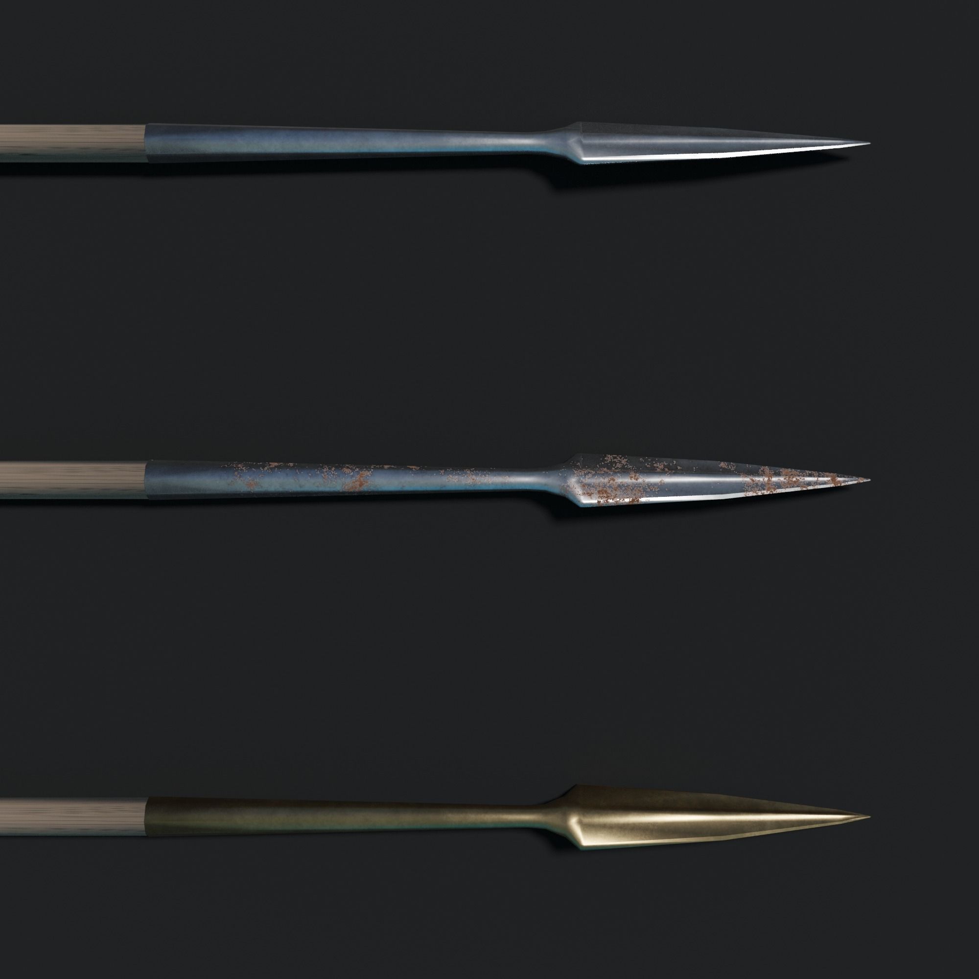 3D model Ancient Macedonian Xyston Lance VR / AR / low-poly | CGTrader