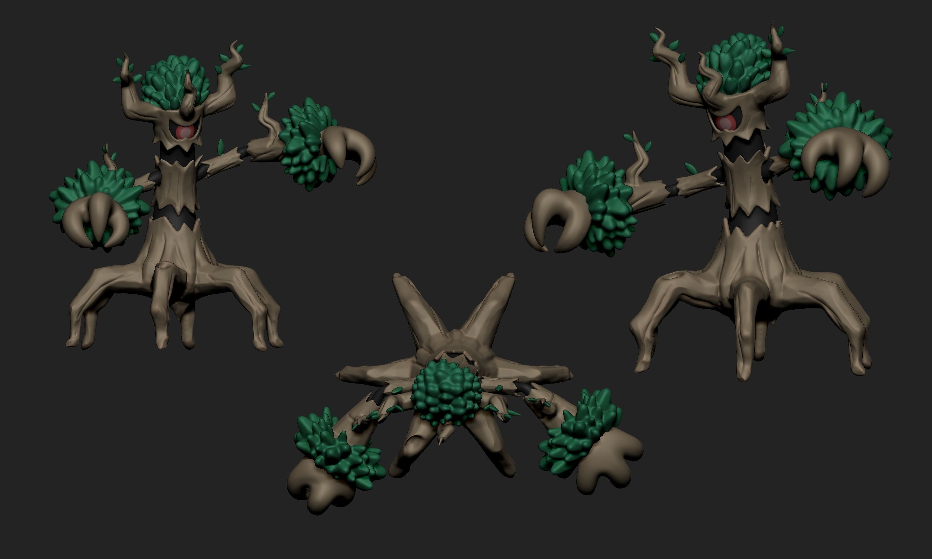 Pokemon - Trevenant 3D model 3D printable | CGTrader