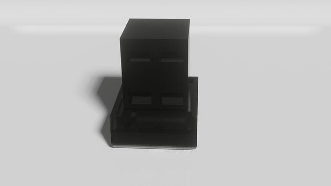 Cap Square Tubing 3D model | CGTrader