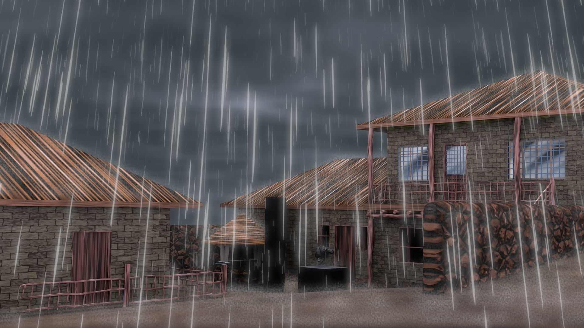 For Anime In Blender - Rain Tools 3D model animated | CGTrader