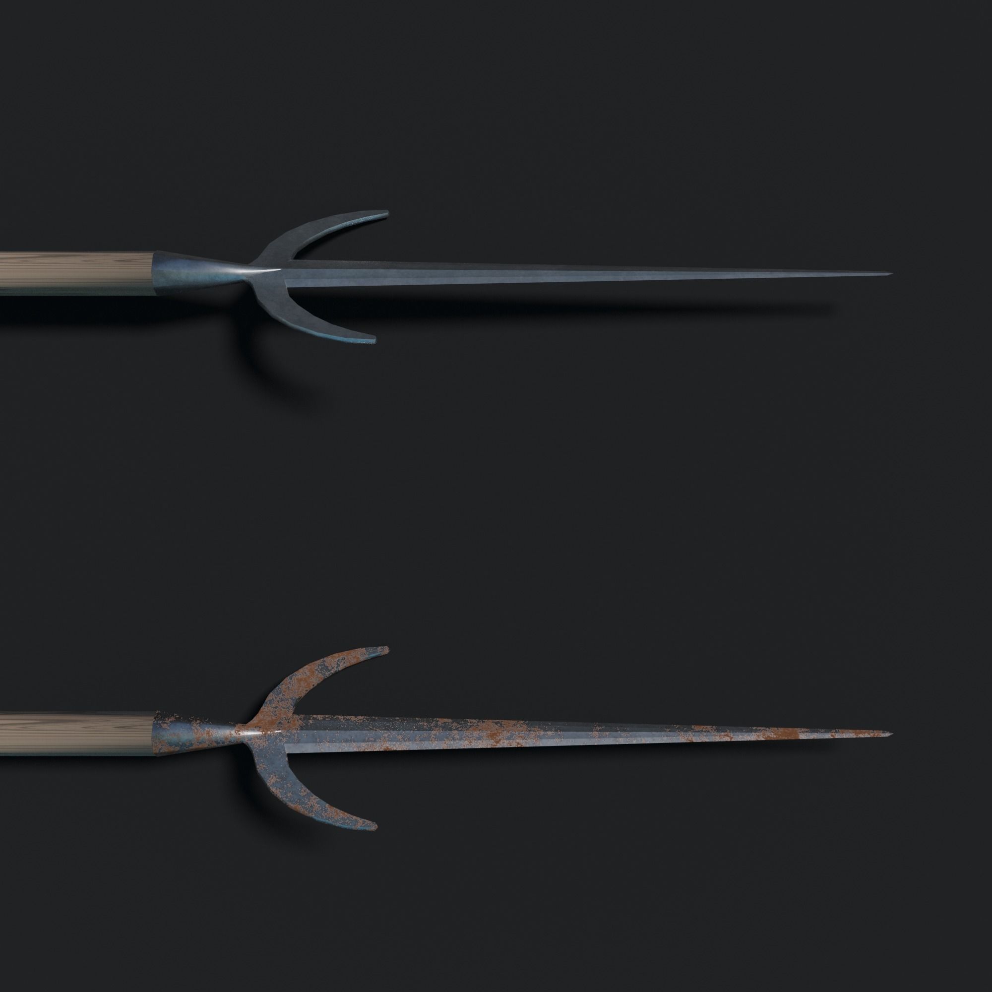 3D model Medieval Ranseur Spear VR / AR / low-poly | CGTrader
