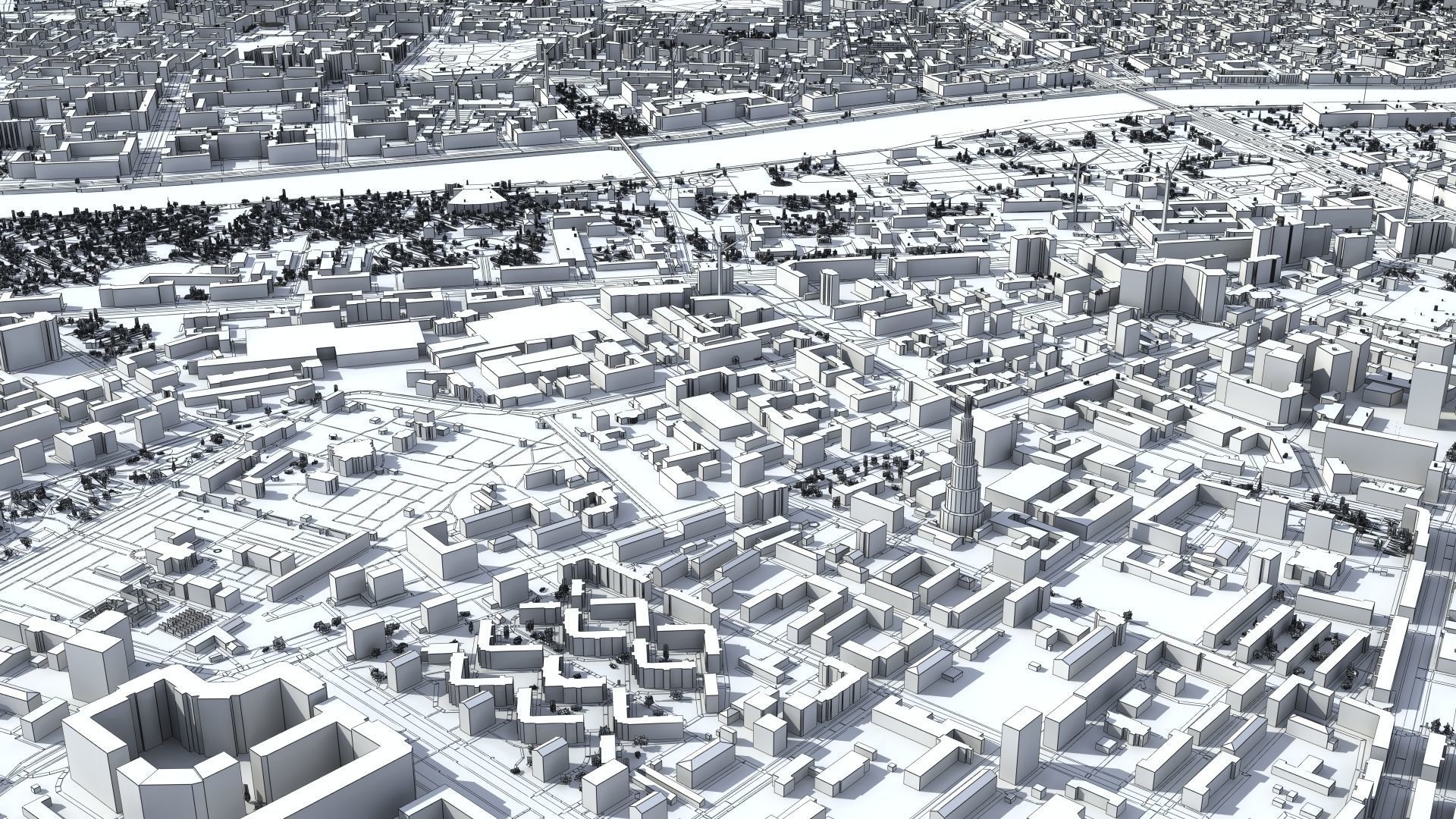 3D model Moscow City Russia VR / AR / low-poly | CGTrader