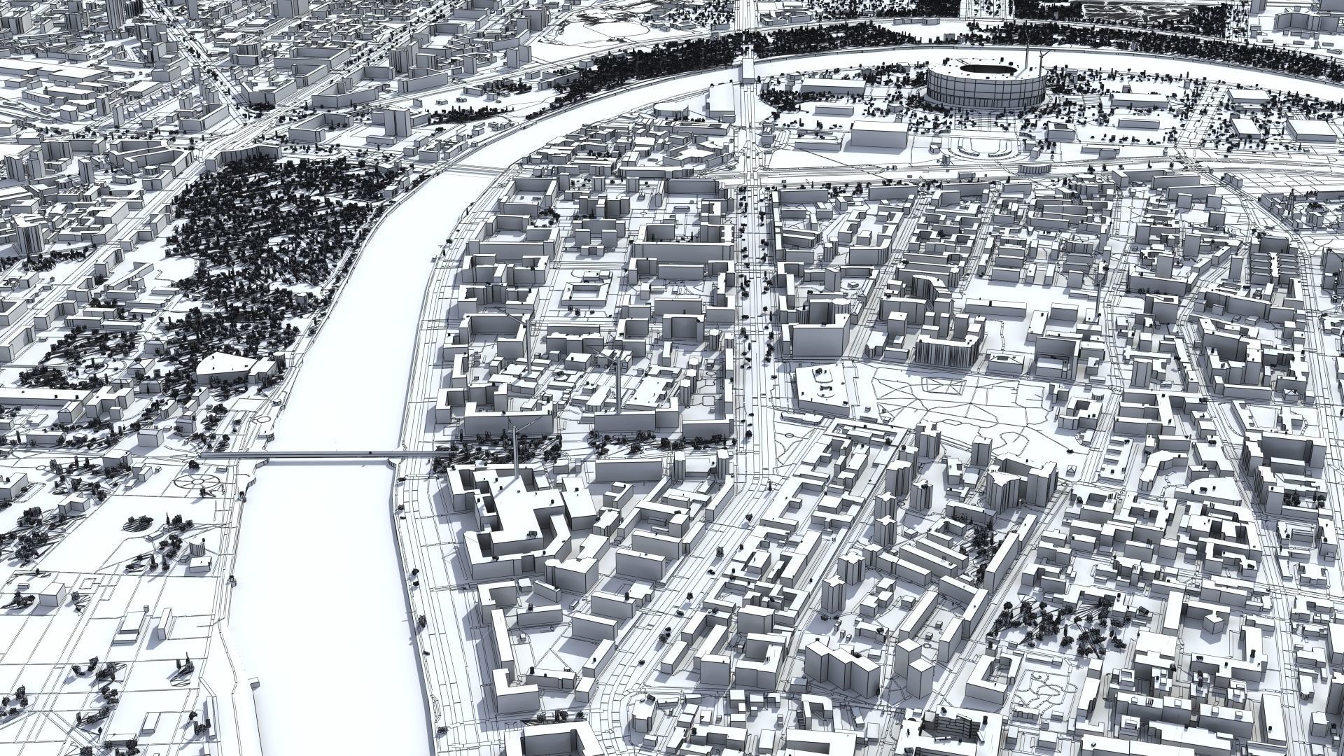 3D model Moscow City Russia VR / AR / low-poly | CGTrader