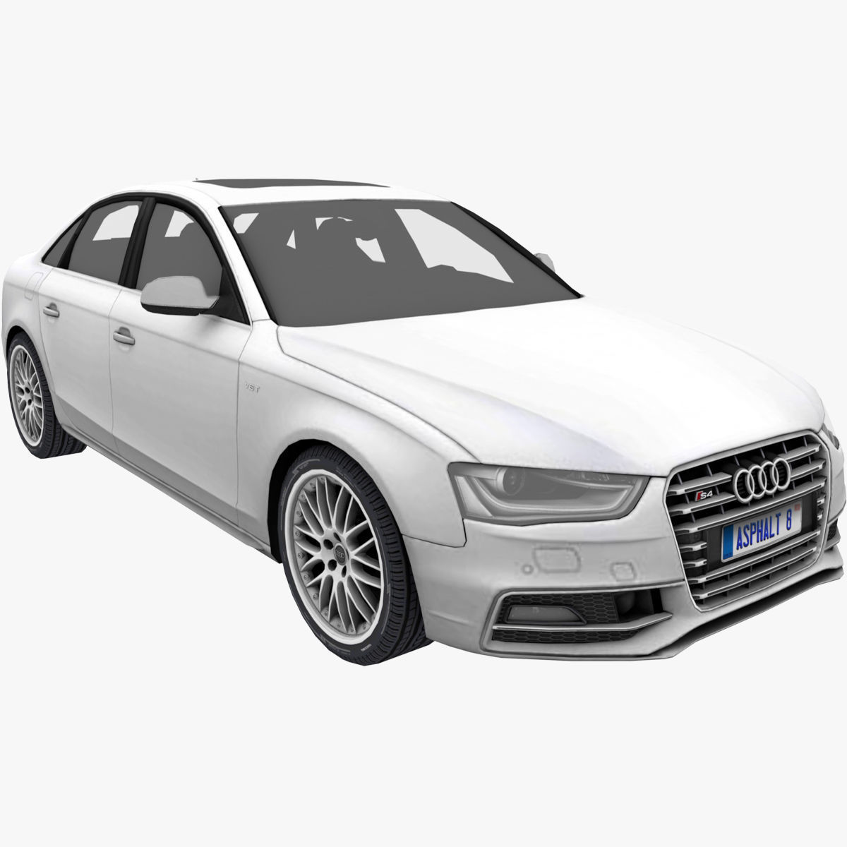 Audi s4 3D model animated rigged | CGTrader