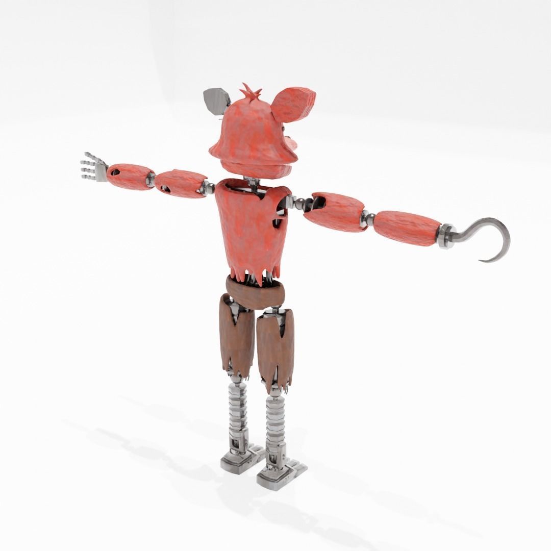 3D model Foxy animated 3D model VR / AR / low-poly | CGTrader
