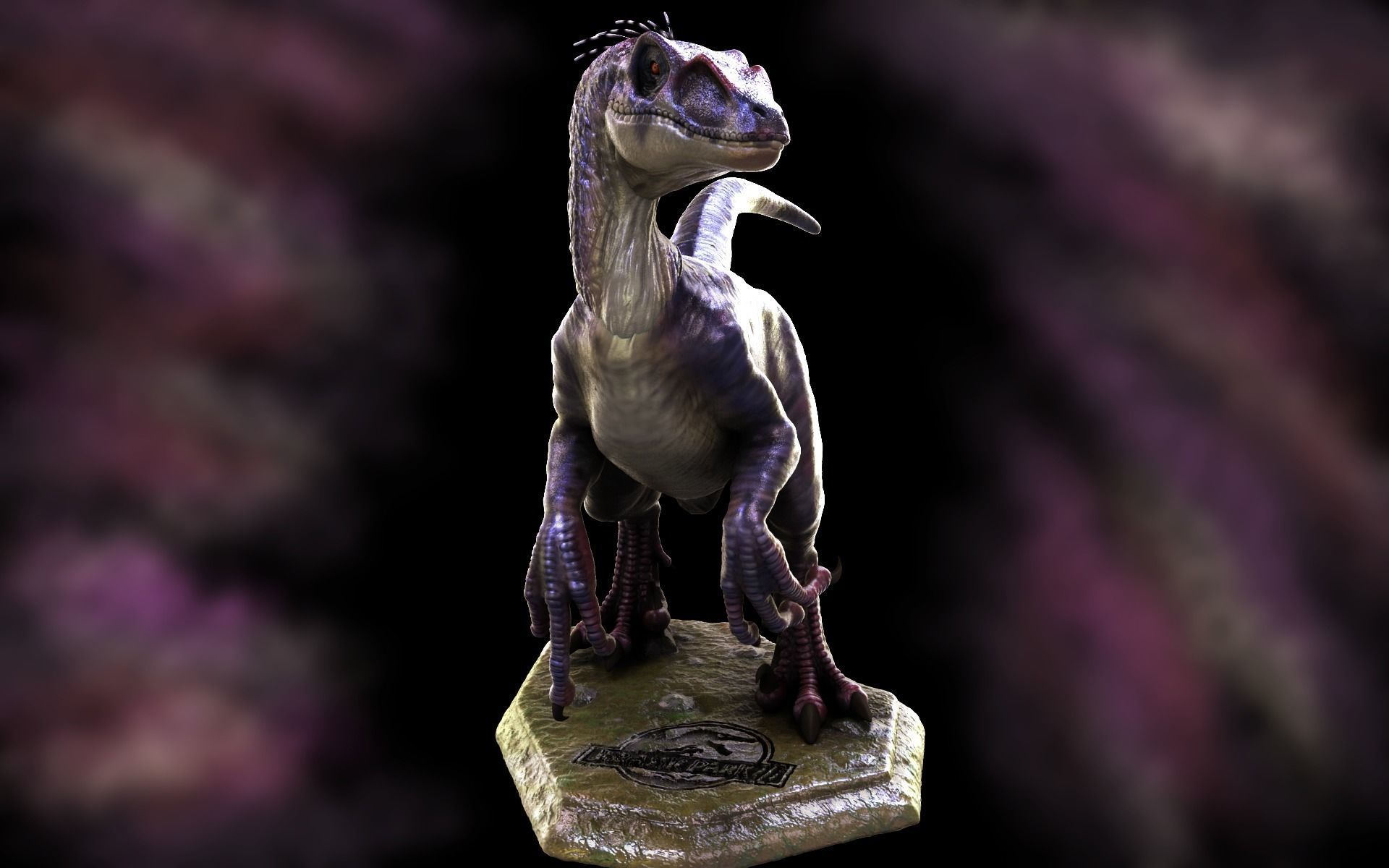 JP2 Velociraptor 3D model 3D printable | CGTrader