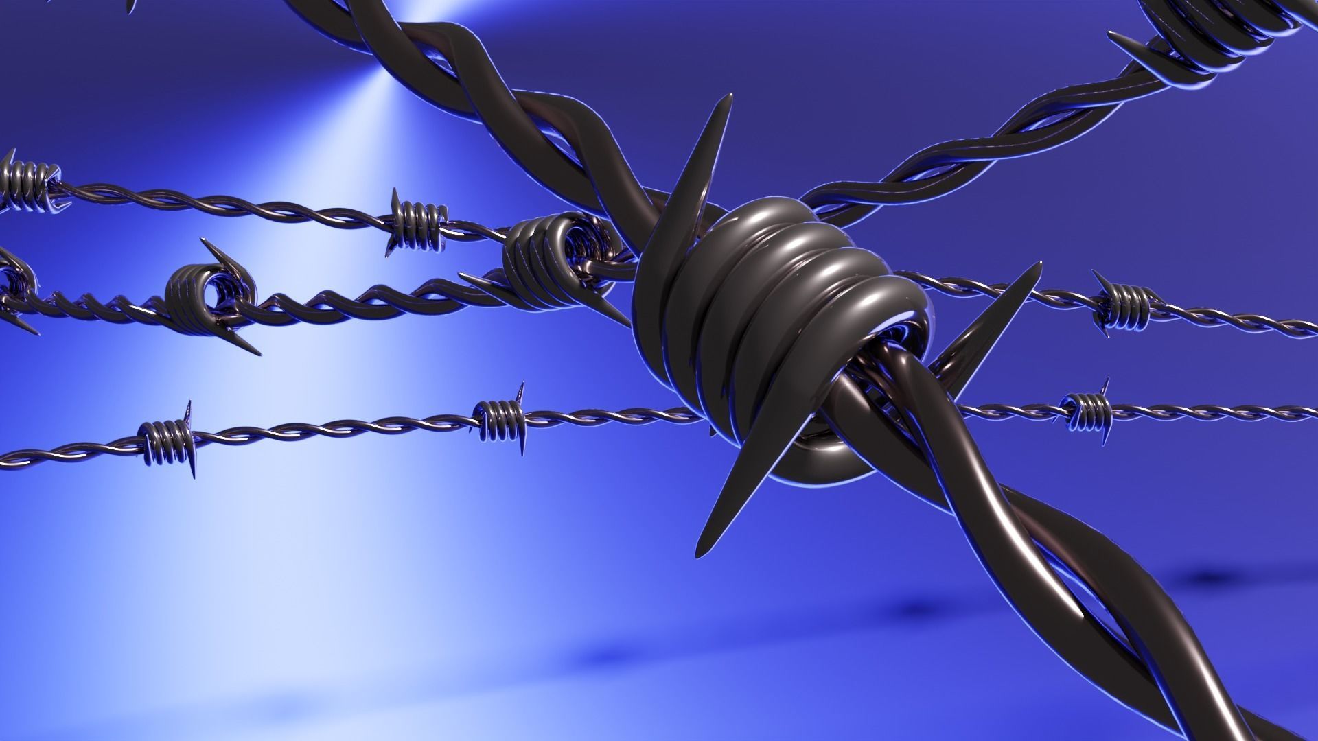 Barbed Wire free 3D model | CGTrader