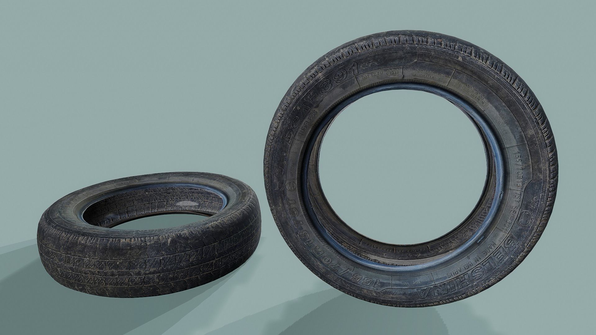3D model 3D Scan Car Tire VR / AR / low-poly | CGTrader