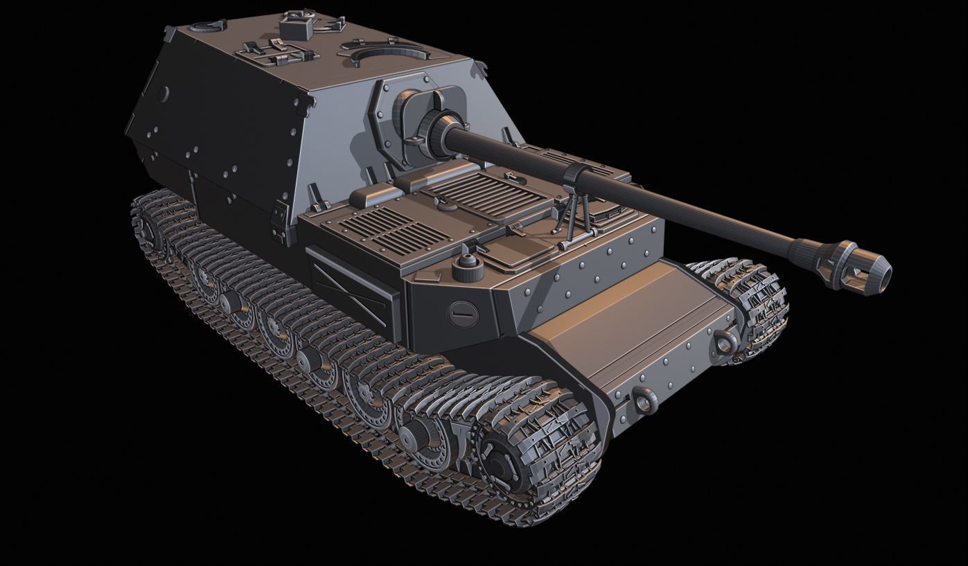 Ferdinand tanks 3D model 3D printable | CGTrader