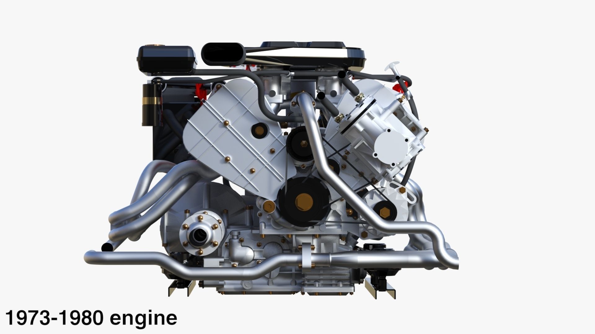 Italian V8 Engine and Internals Pack 3D model | CGTrader