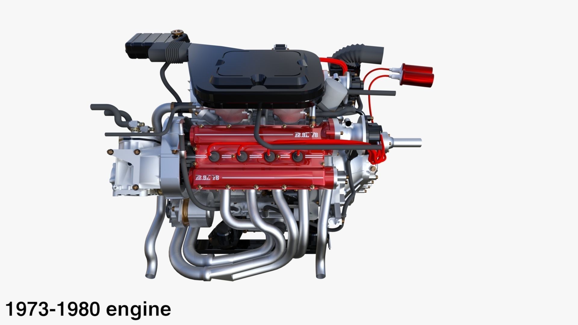 Italian V8 Engine and Internals Pack 3D model | CGTrader