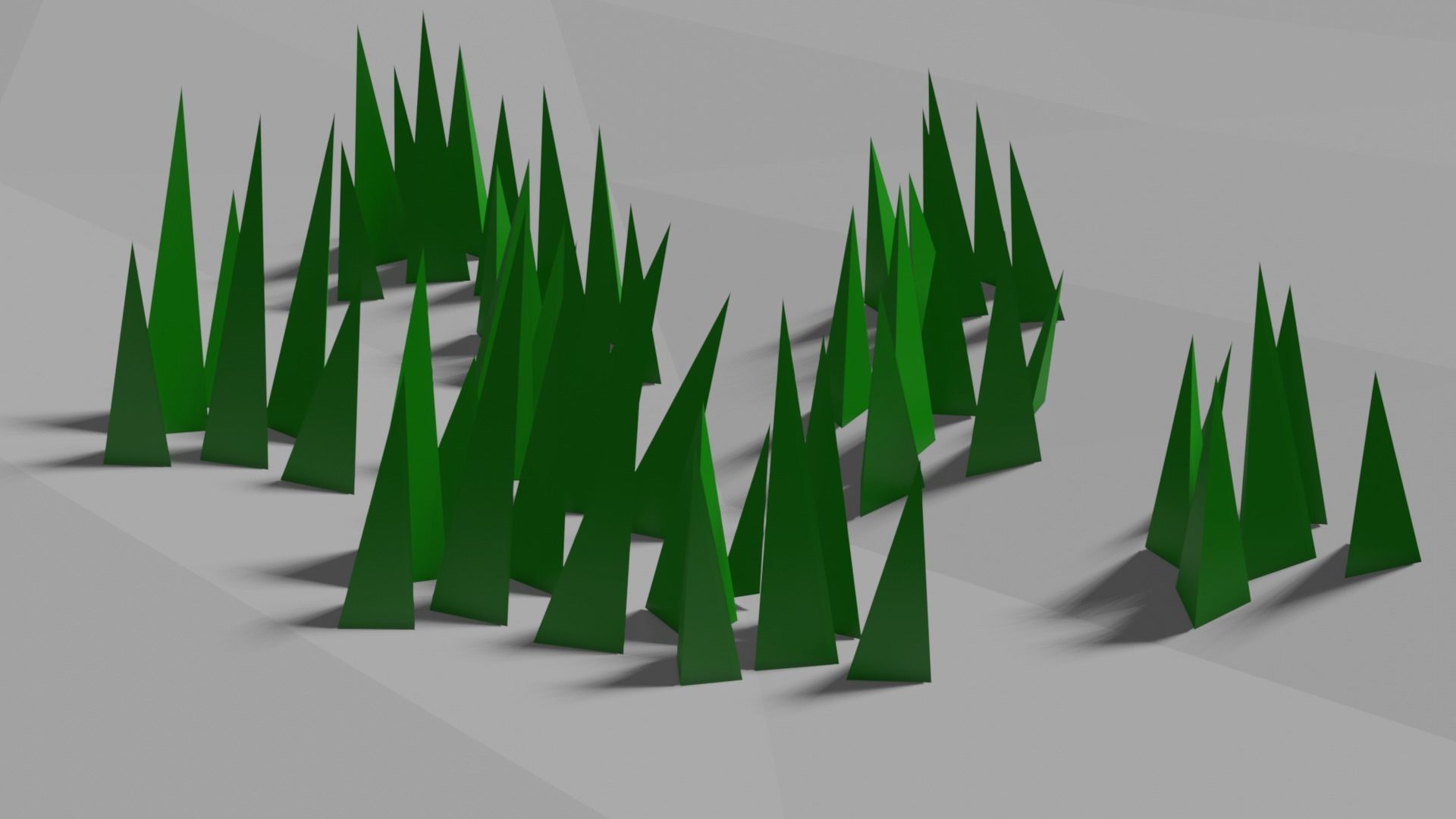 Simple Low Poly Game Ready Grass free VR / AR / low-poly 3D model ...