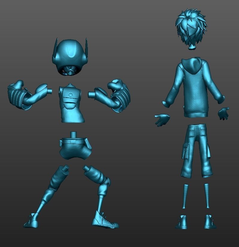 Hiro Hamada 3D model 3D printable | CGTrader