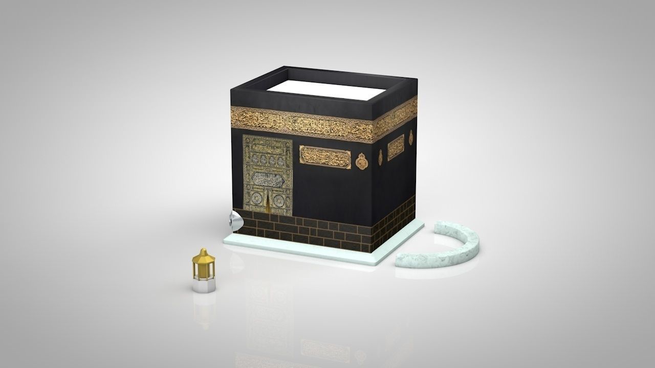 3D model Muslims Kaaba VR / AR / low-poly | CGTrader