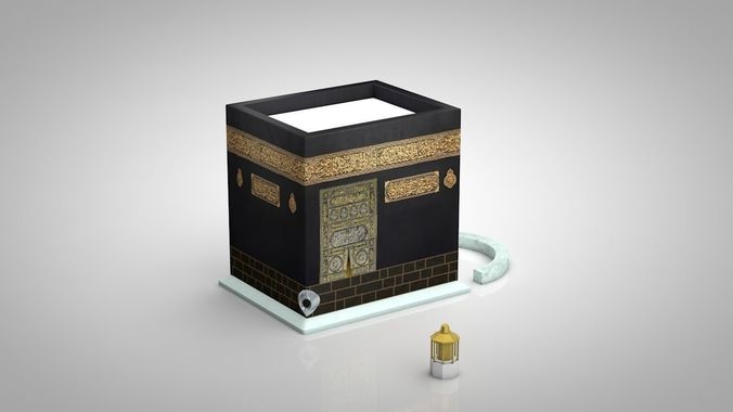 3D model Muslims Kaaba VR / AR / low-poly | CGTrader
