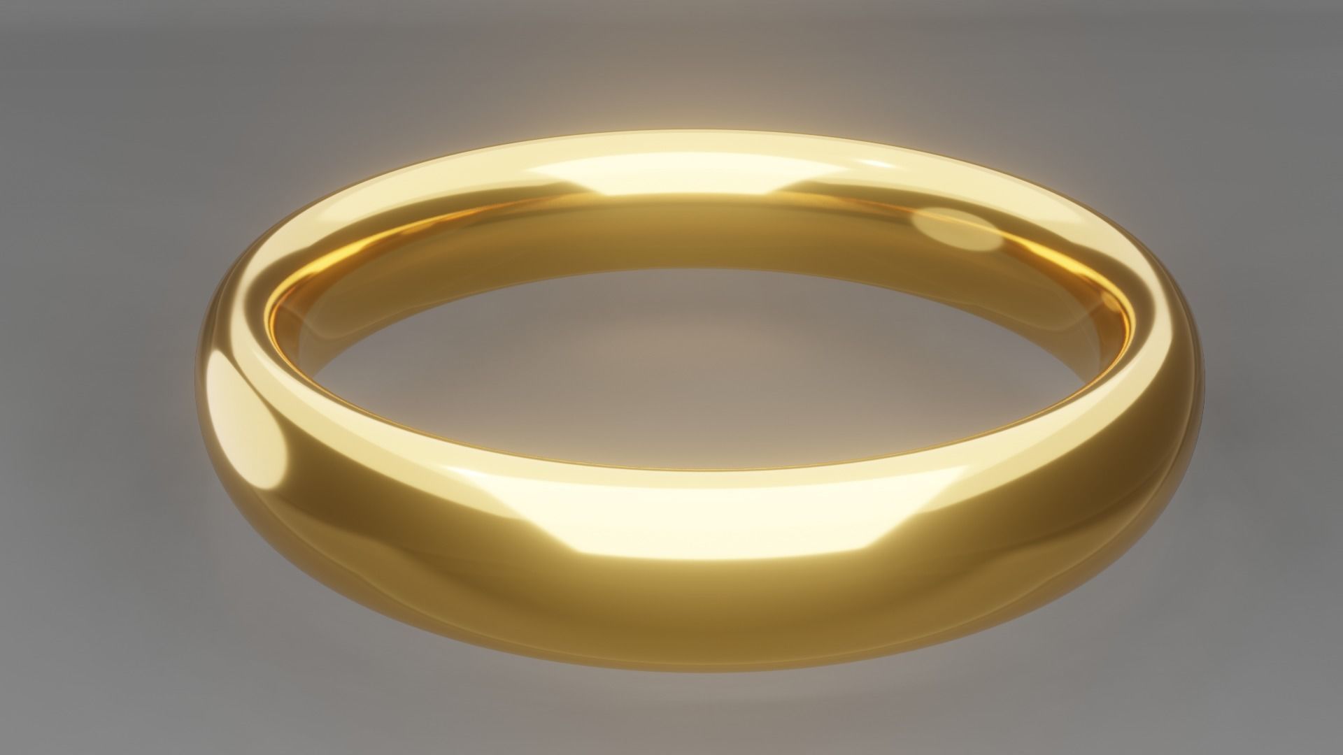 Ring obj gold wedding 3D model | CGTrader