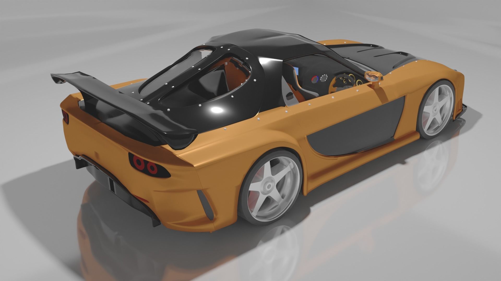 Veilside rx7 3D model 3D printable | CGTrader
