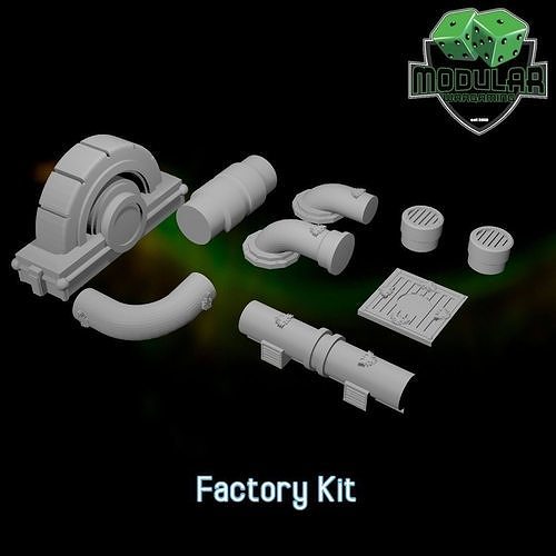 Factory Kit 3D model 3D printable | CGTrader