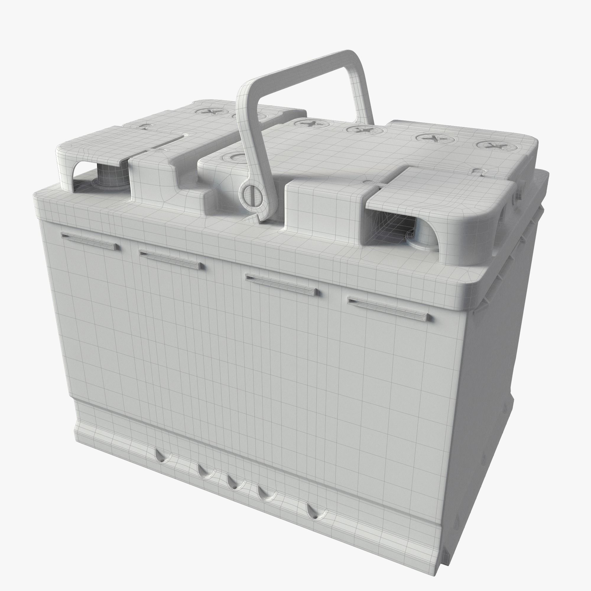 Akom battery 3D model | CGTrader