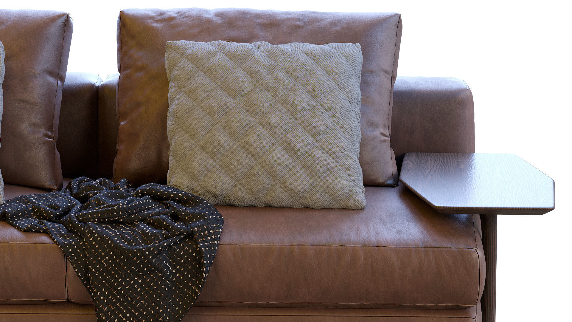 Abacus Leather Sofa By Porada 3D model | CGTrader