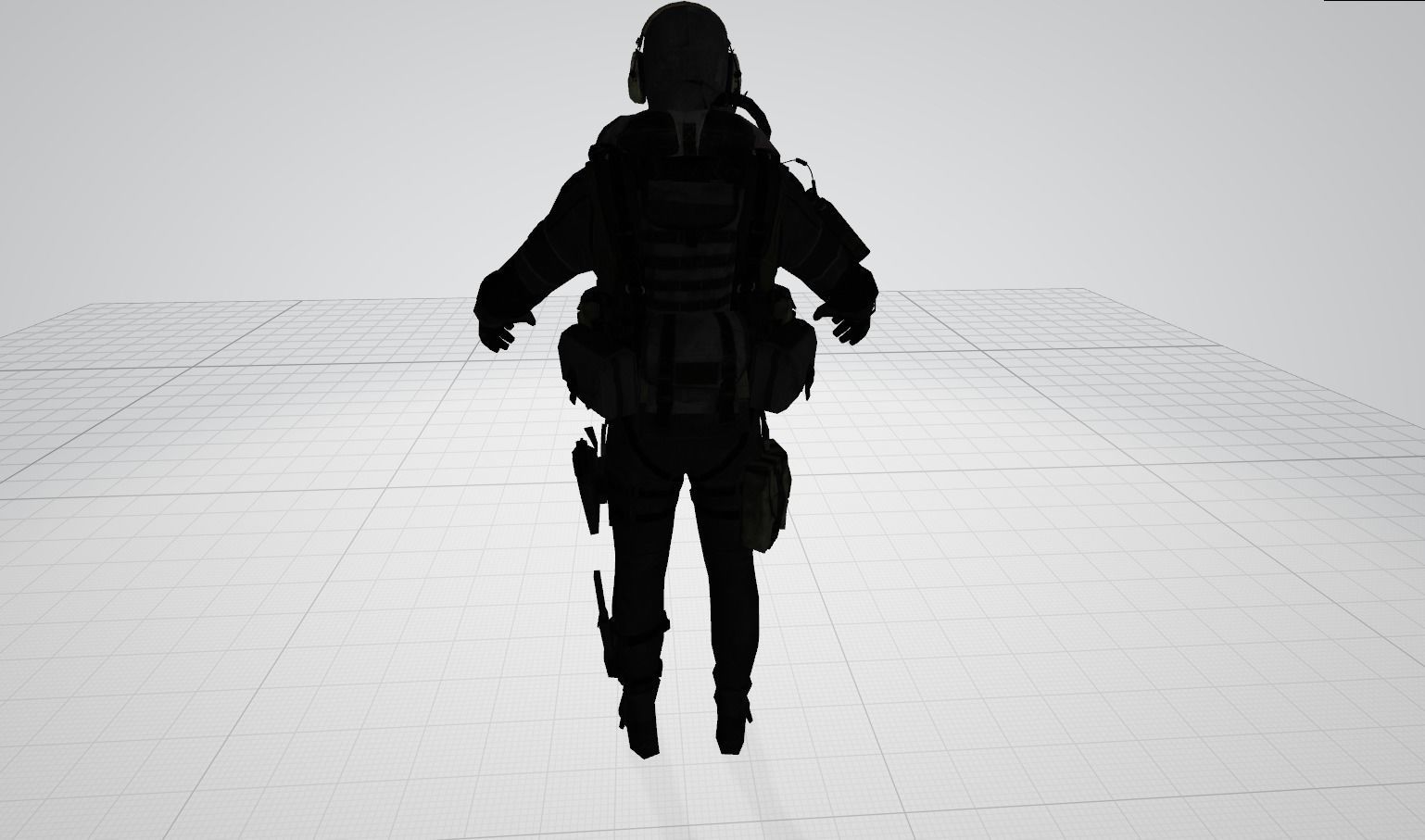 3D model CALL OF DUTY MOBILE CHARACTER - Ghost stealth VR / AR / low ...