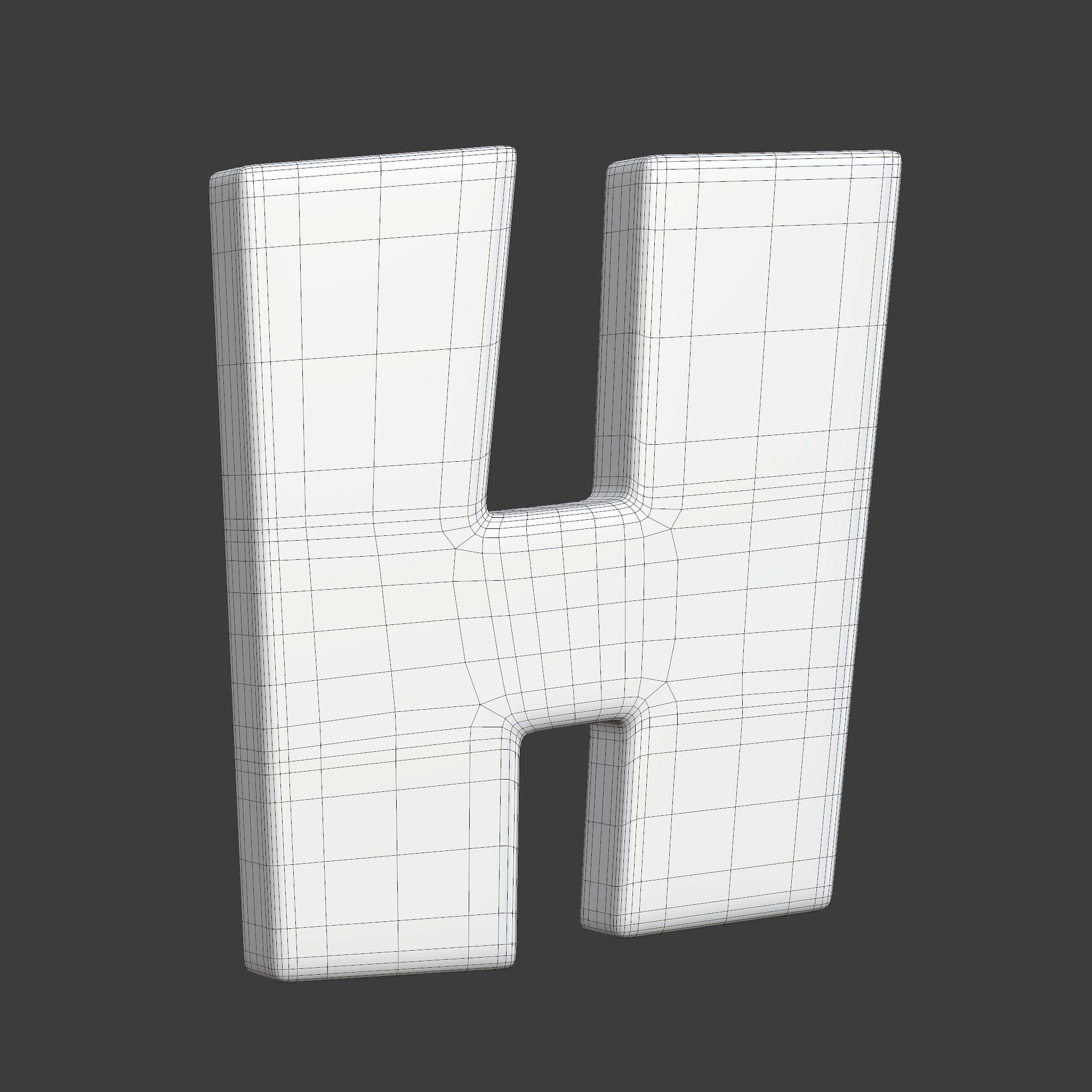 Cartoon Alphabet 3D model | CGTrader