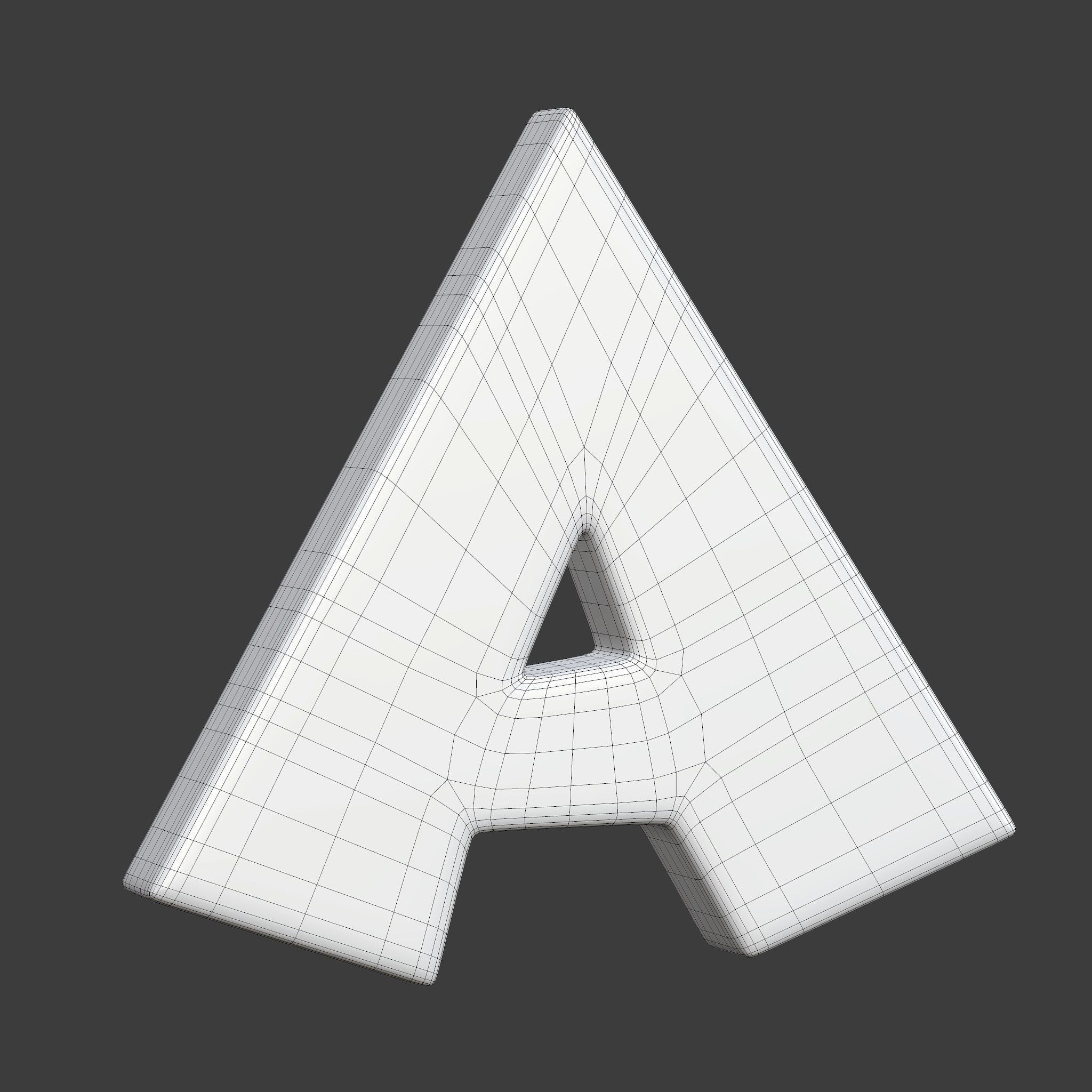 Cartoon Alphabet 3D model | CGTrader