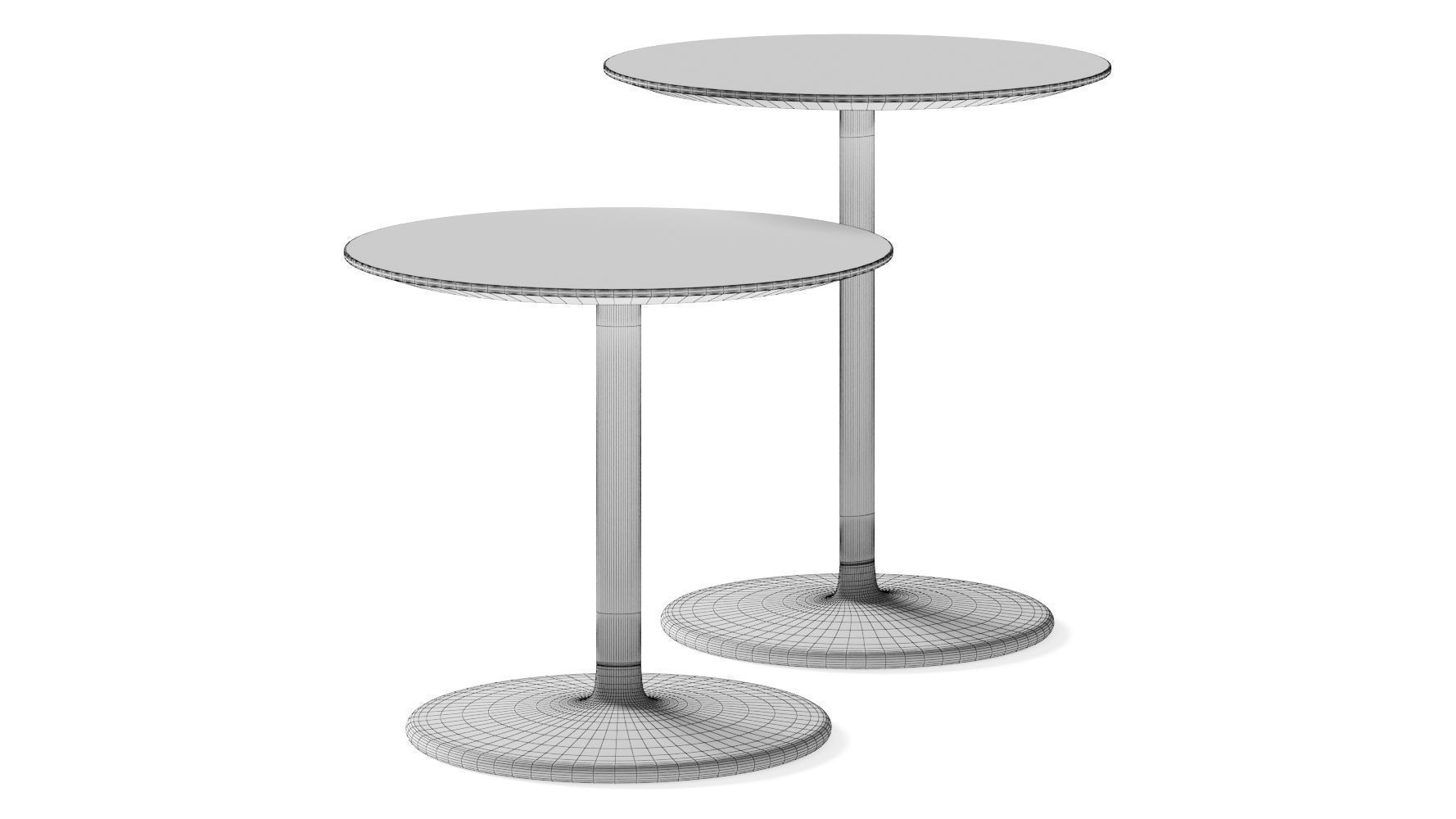 Andreu World Dual Occasional Coffee Tables 3D model | CGTrader