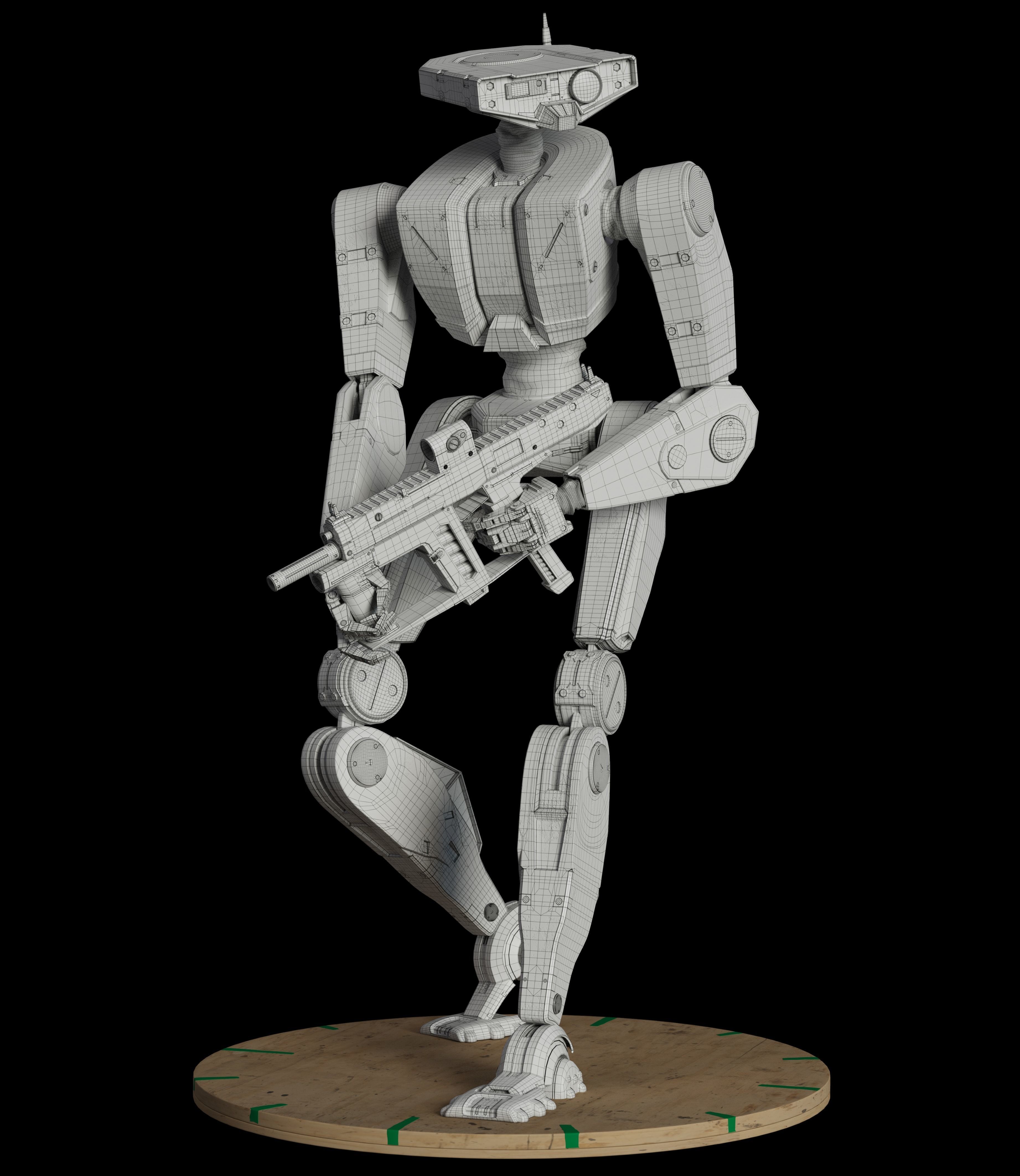 Cyberpunk Robot 3D model | CGTrader