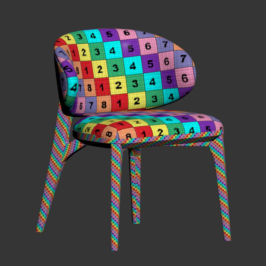 Turri Pinnacle Dining Chair 3D model | CGTrader