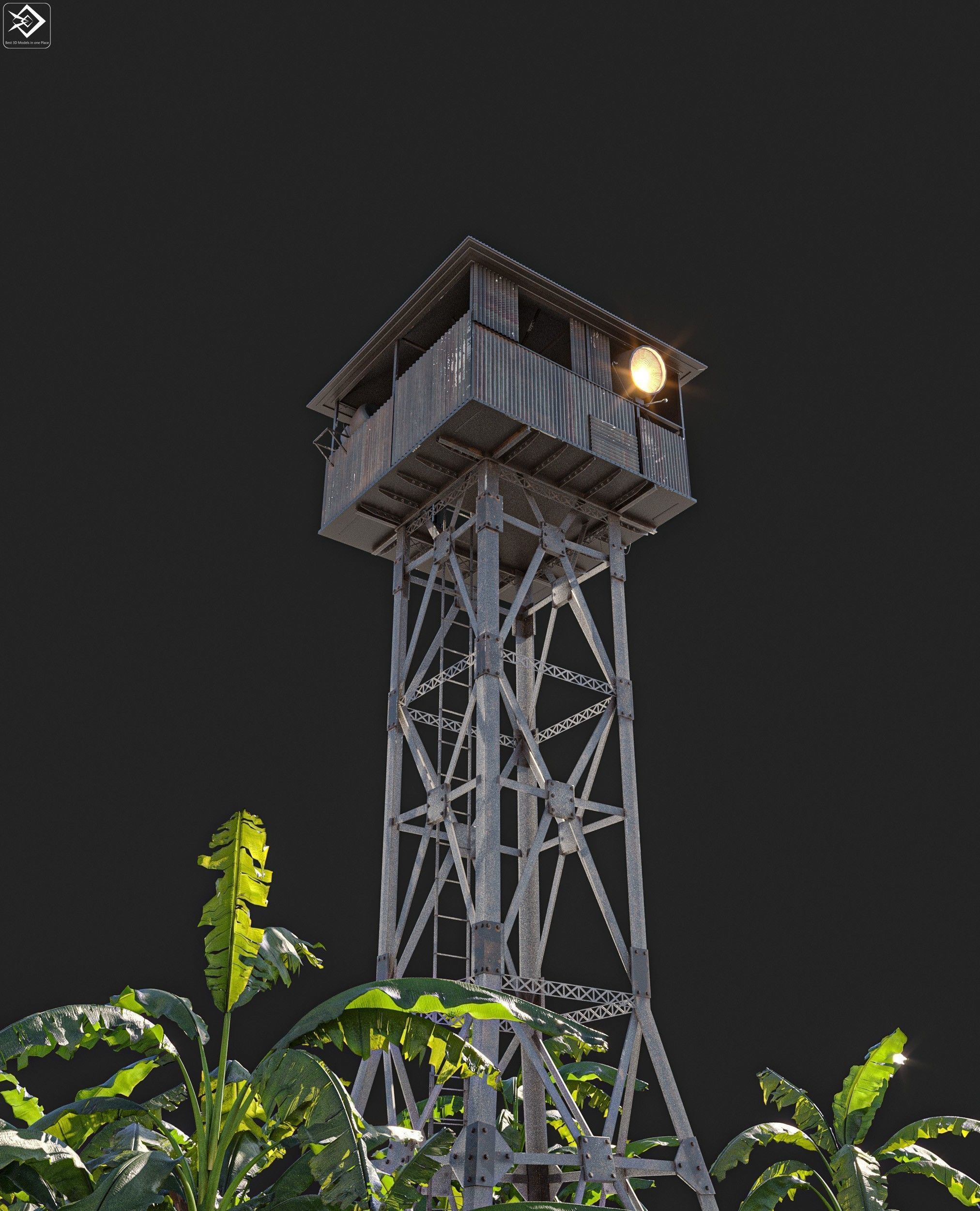 3D model Watchtower VR / AR / low-poly | CGTrader