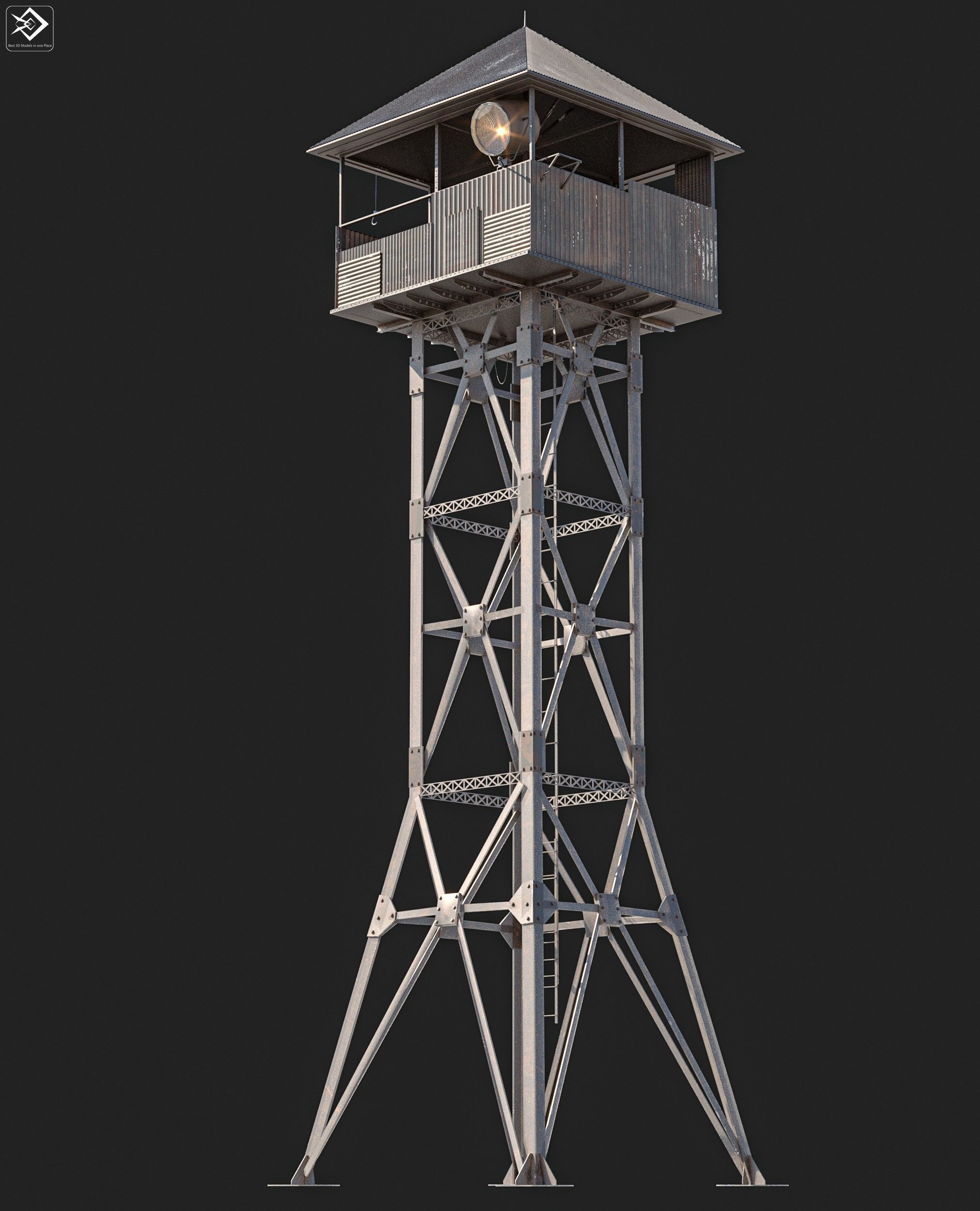 3D model Watchtower VR / AR / low-poly | CGTrader