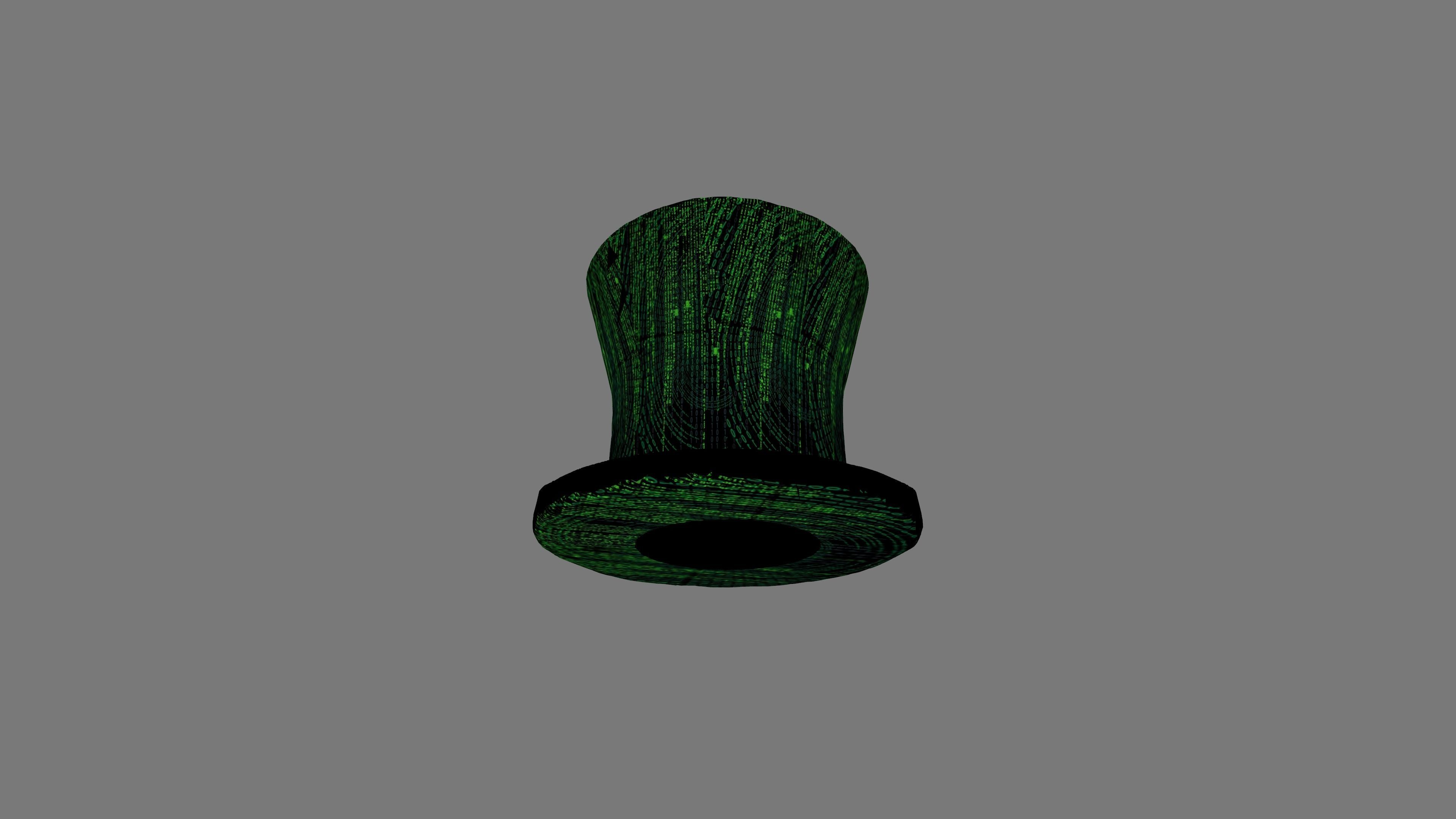 Top Hat low poly 3D model 3D printable | CGTrader