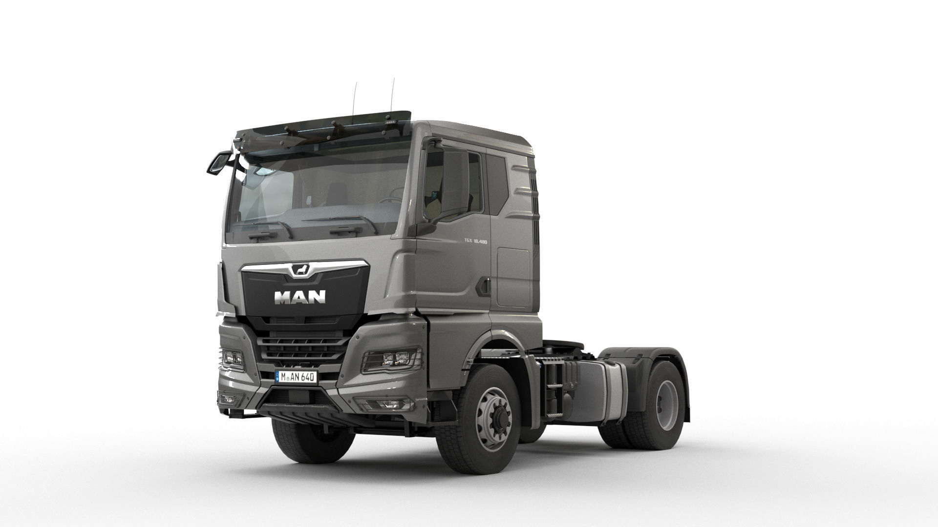 Man TGX 2020 with interior 3D model | CGTrader