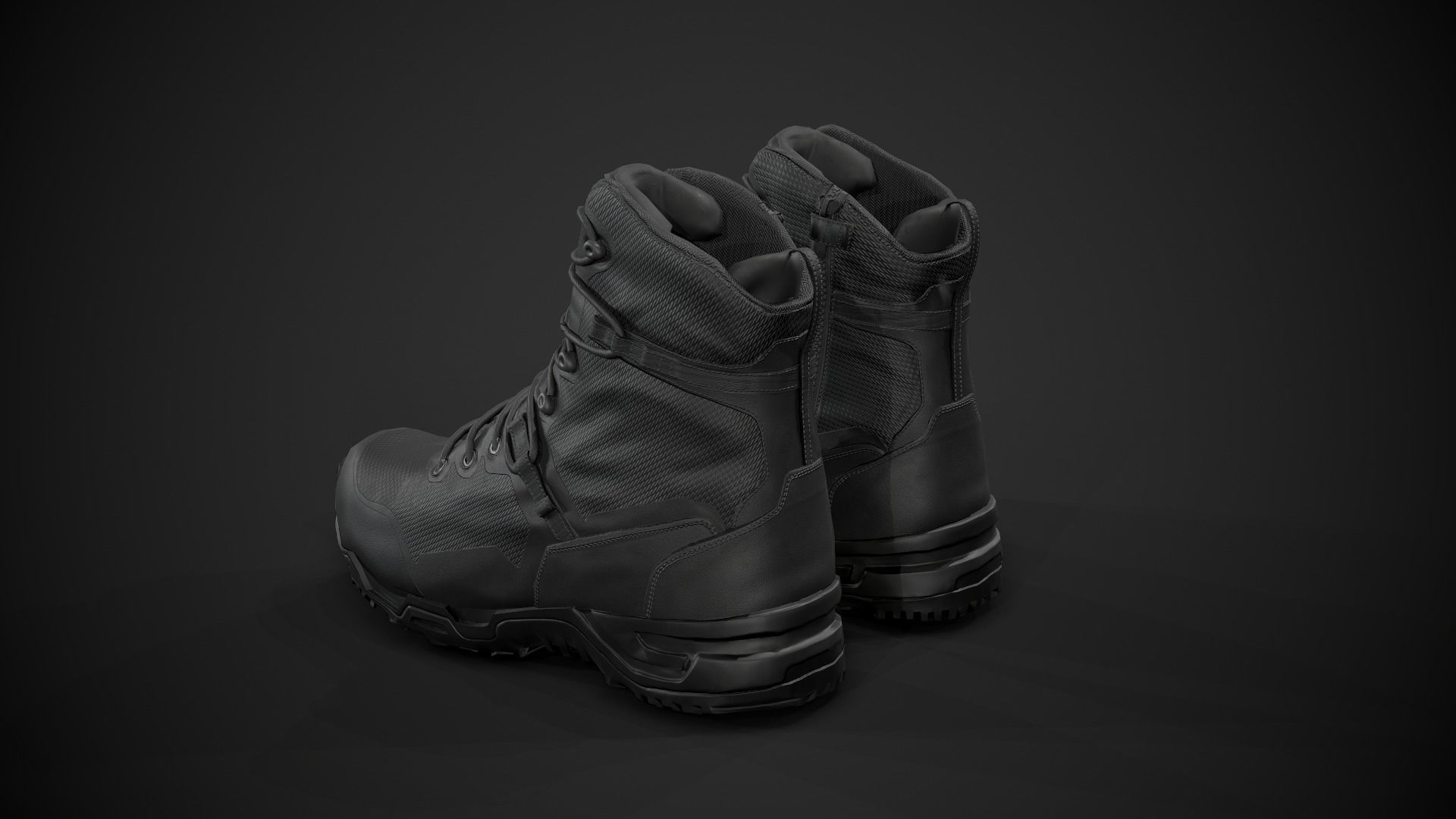 3D model SWAT Alpha Fury Military Boot VR / AR / low-poly | CGTrader