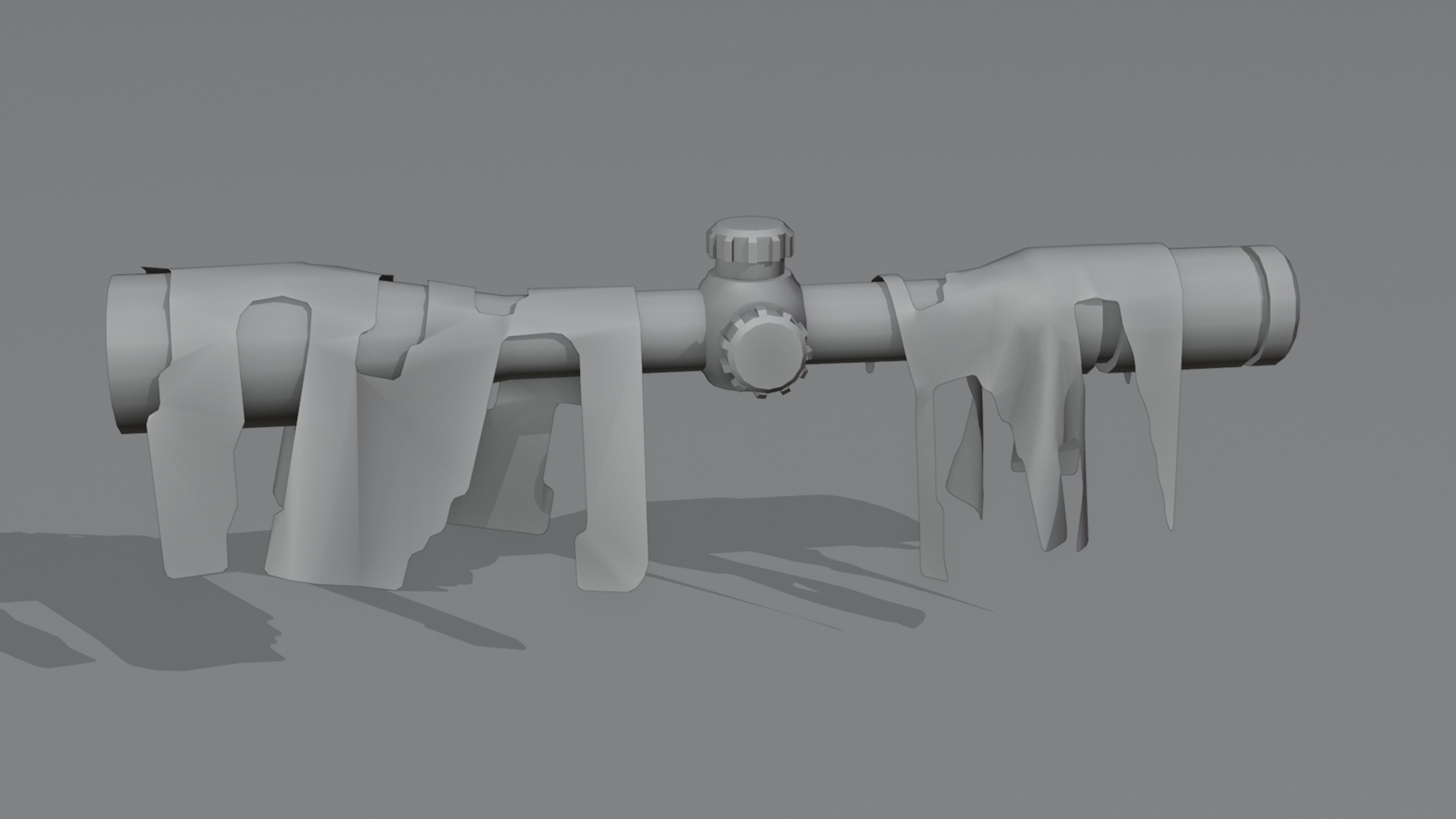3D model Tactical Sniper Scope VR / AR / low-poly | CGTrader