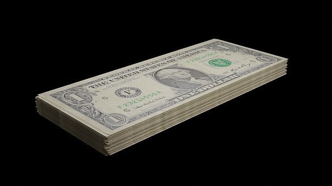 Money Stack 3D model | CGTrader
