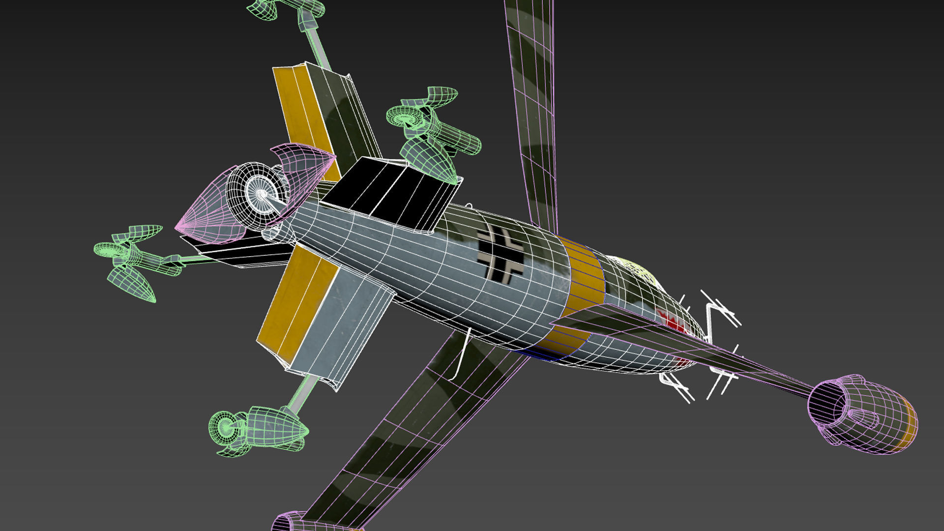 Focke Wulf Triebflugel 3D model | CGTrader