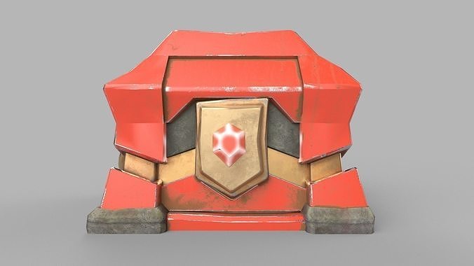 3D model chest box VR / AR / low-poly | CGTrader
